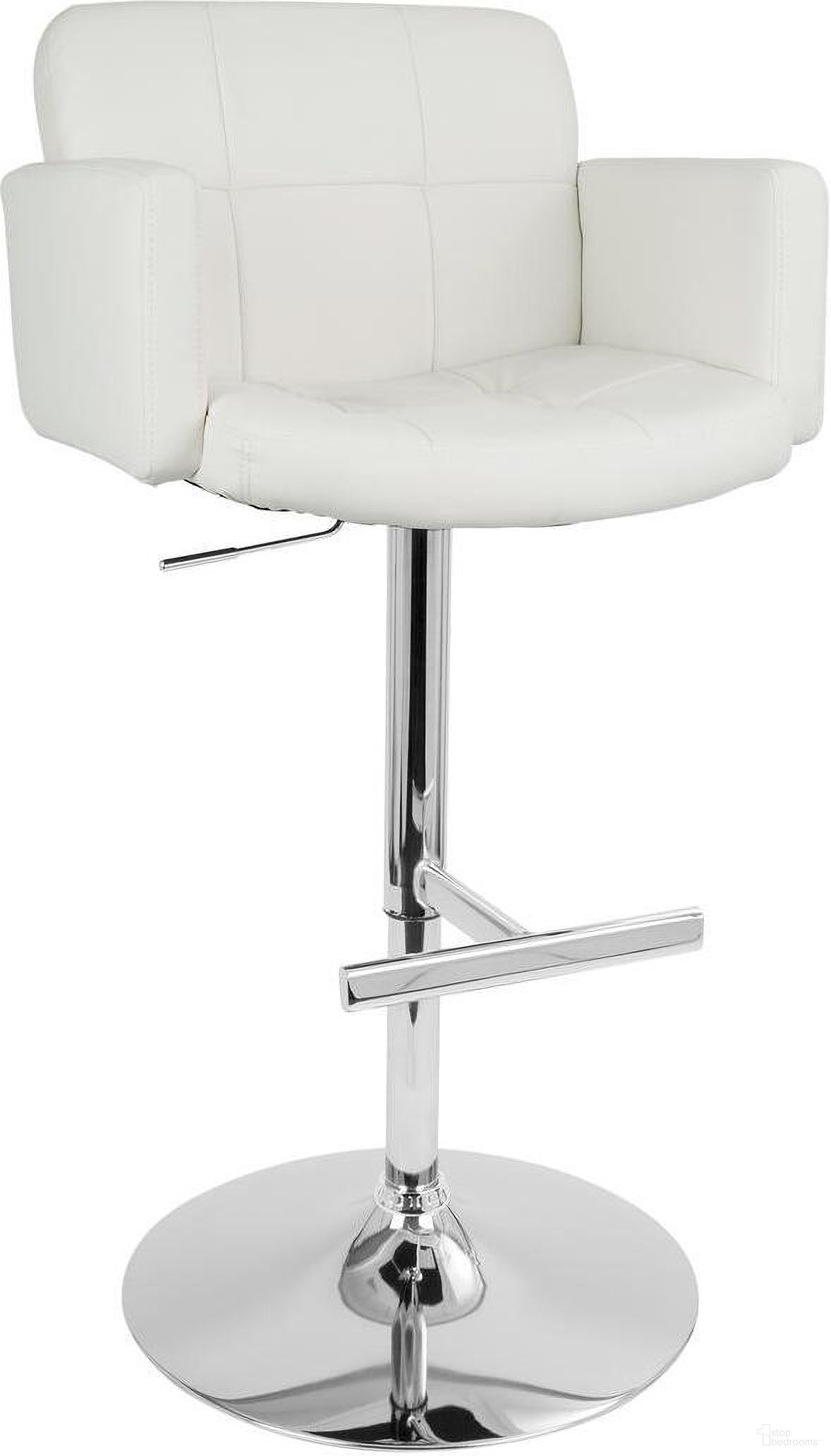 Stout White Barstool by Lumisource | 1StopBedrooms