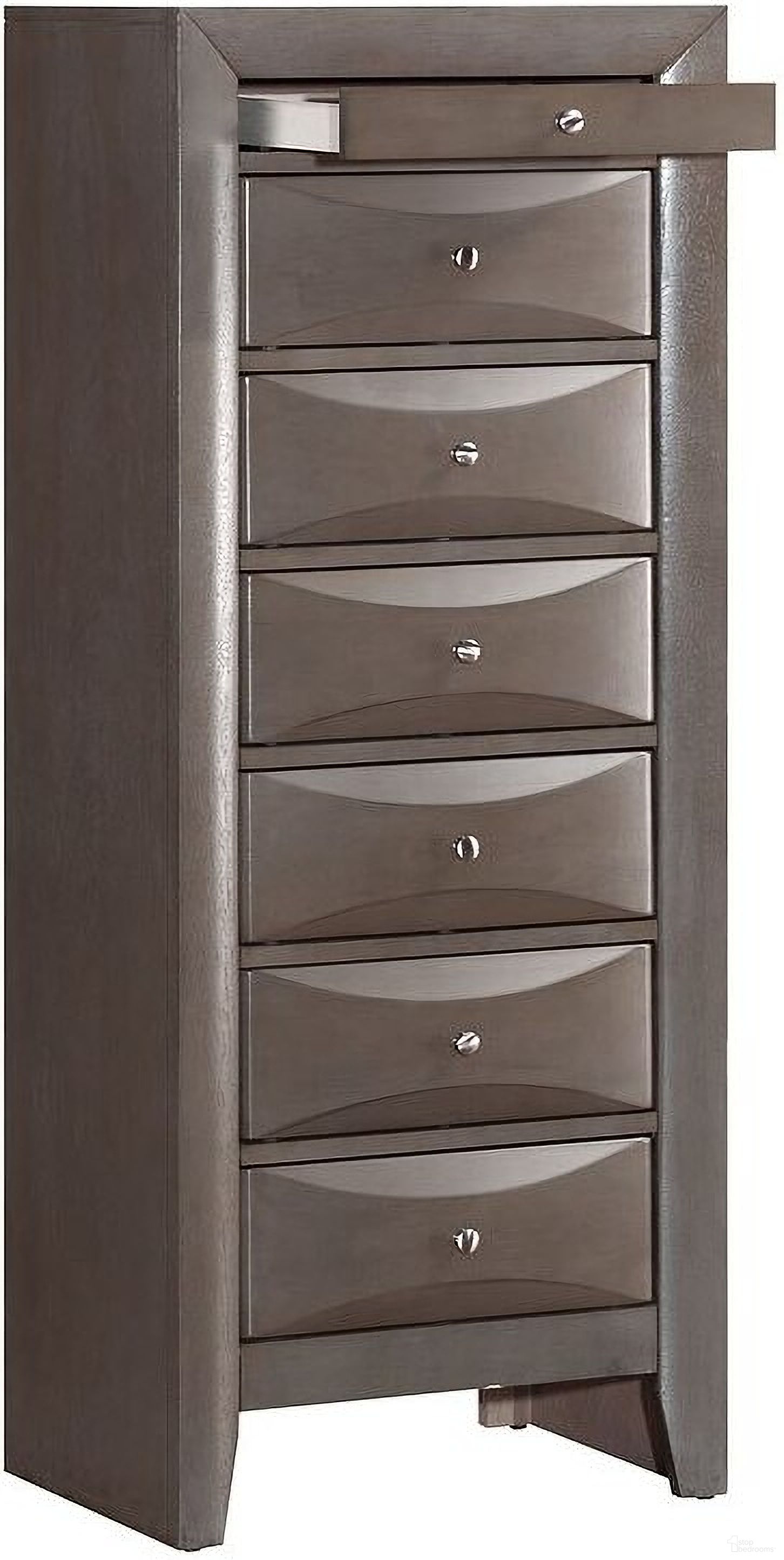 G1505 Drawer Lingerie Chest (Gray) by Glory | 1StopBedrooms