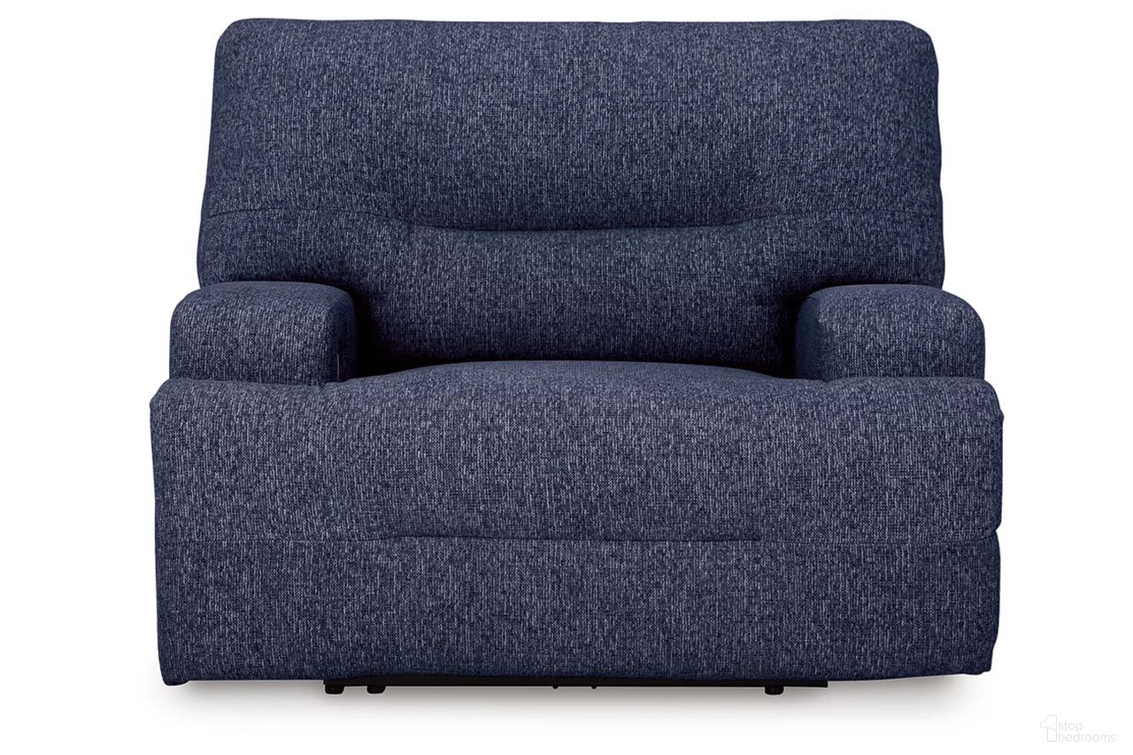 Acklen Place Oversized Power Recliner In Navy by Ashley Furniture ...