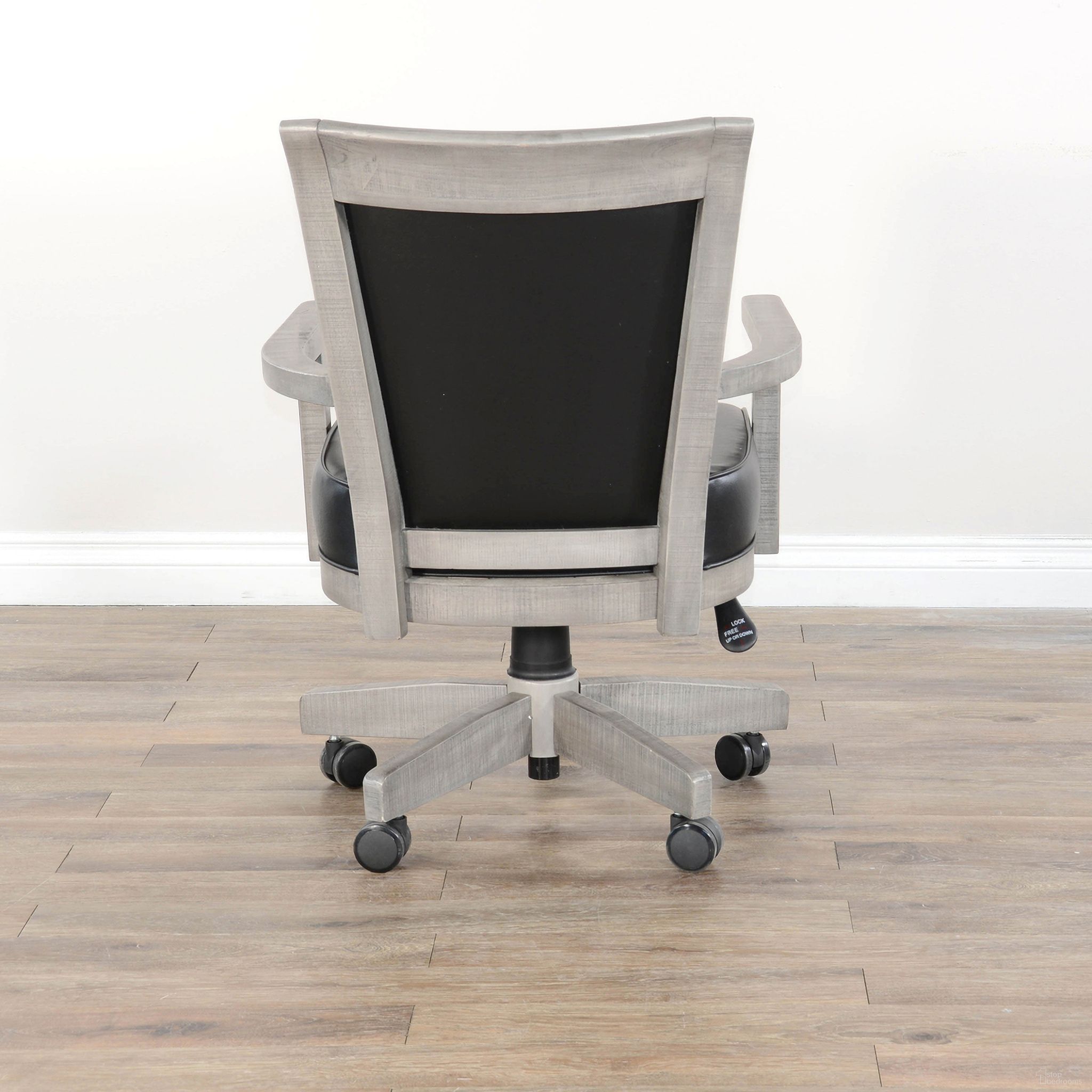 Alpine Grey Game Chair With Casters With Cushion Seat And Back In Grey ...