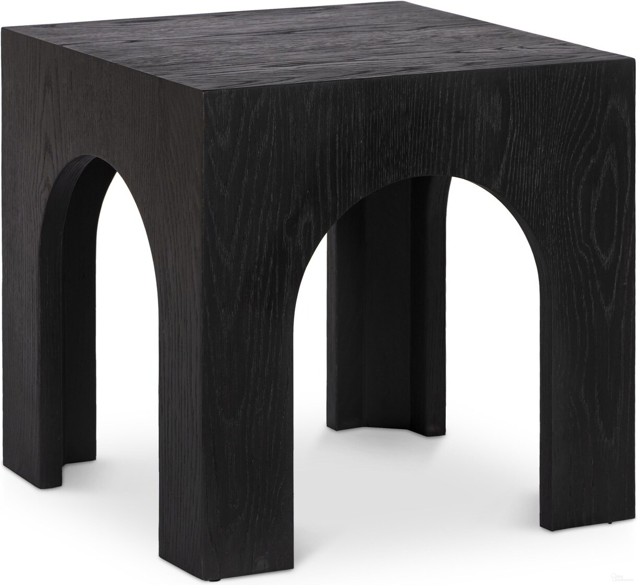 Arch End Table In Black by Meridian | 1StopBedrooms