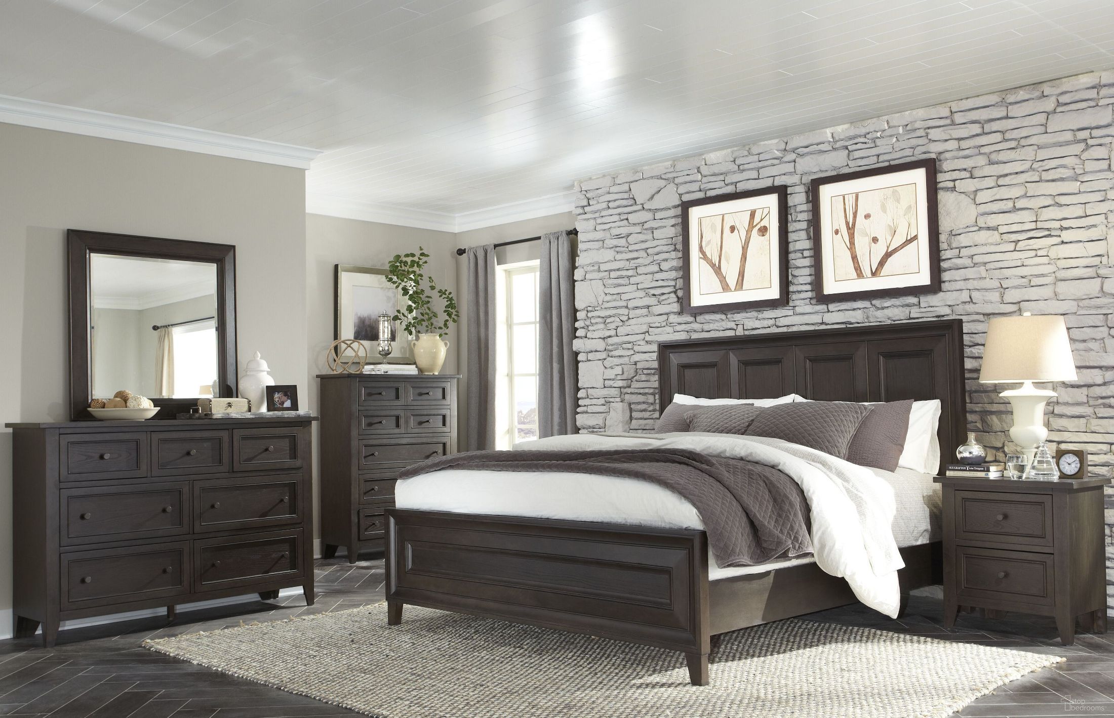 Murray Hill Chestnut Drawer Nightstand by Magnussen | 1StopBedrooms