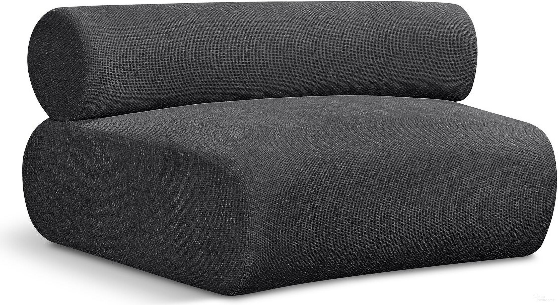 Bale Chenille Fabric Modular Chair In Grey by Meridian | 1StopBedrooms