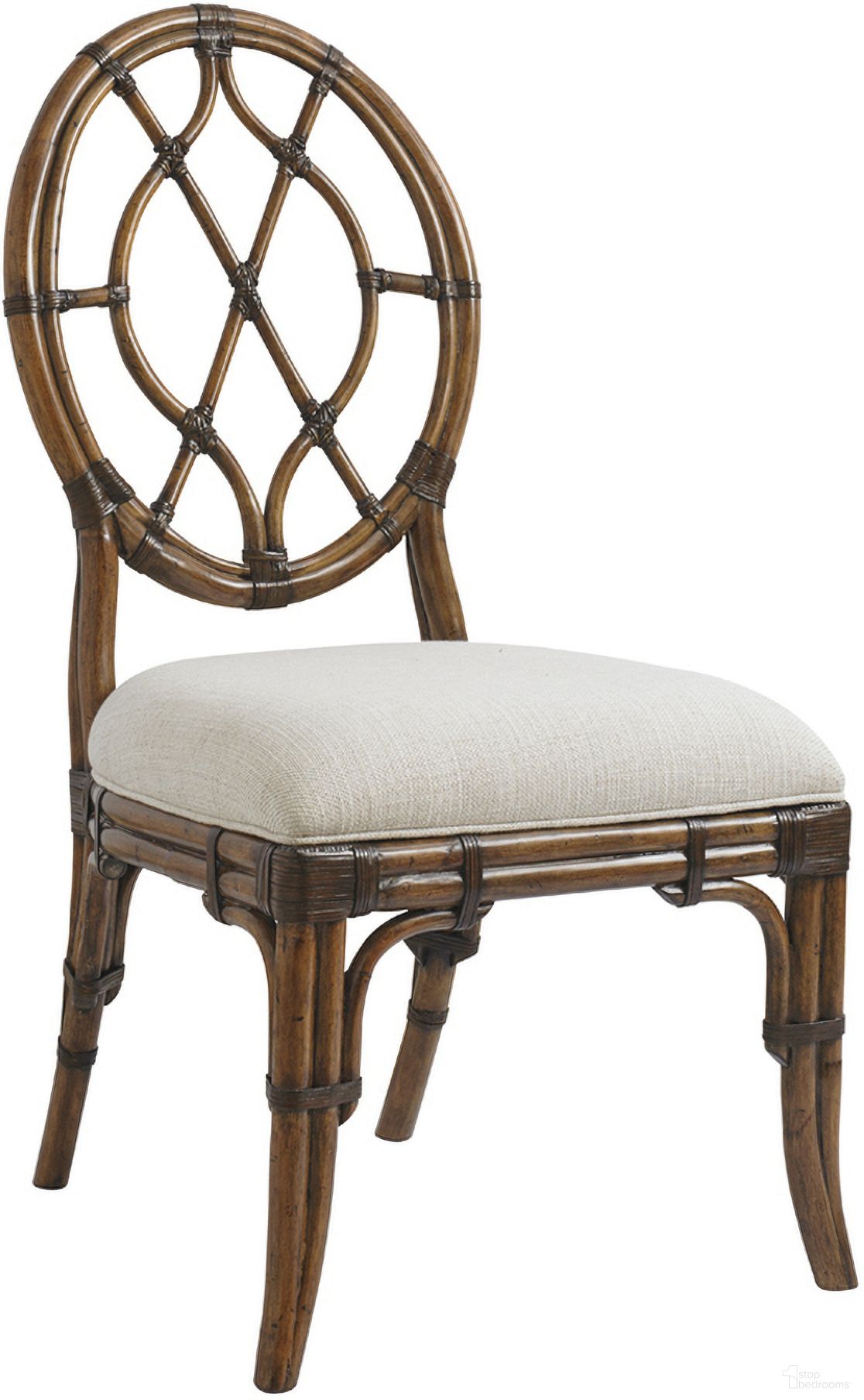Bali Hai Cedar Key Oval Back Side Chair by Tommy Bahama | 1StopBedrooms