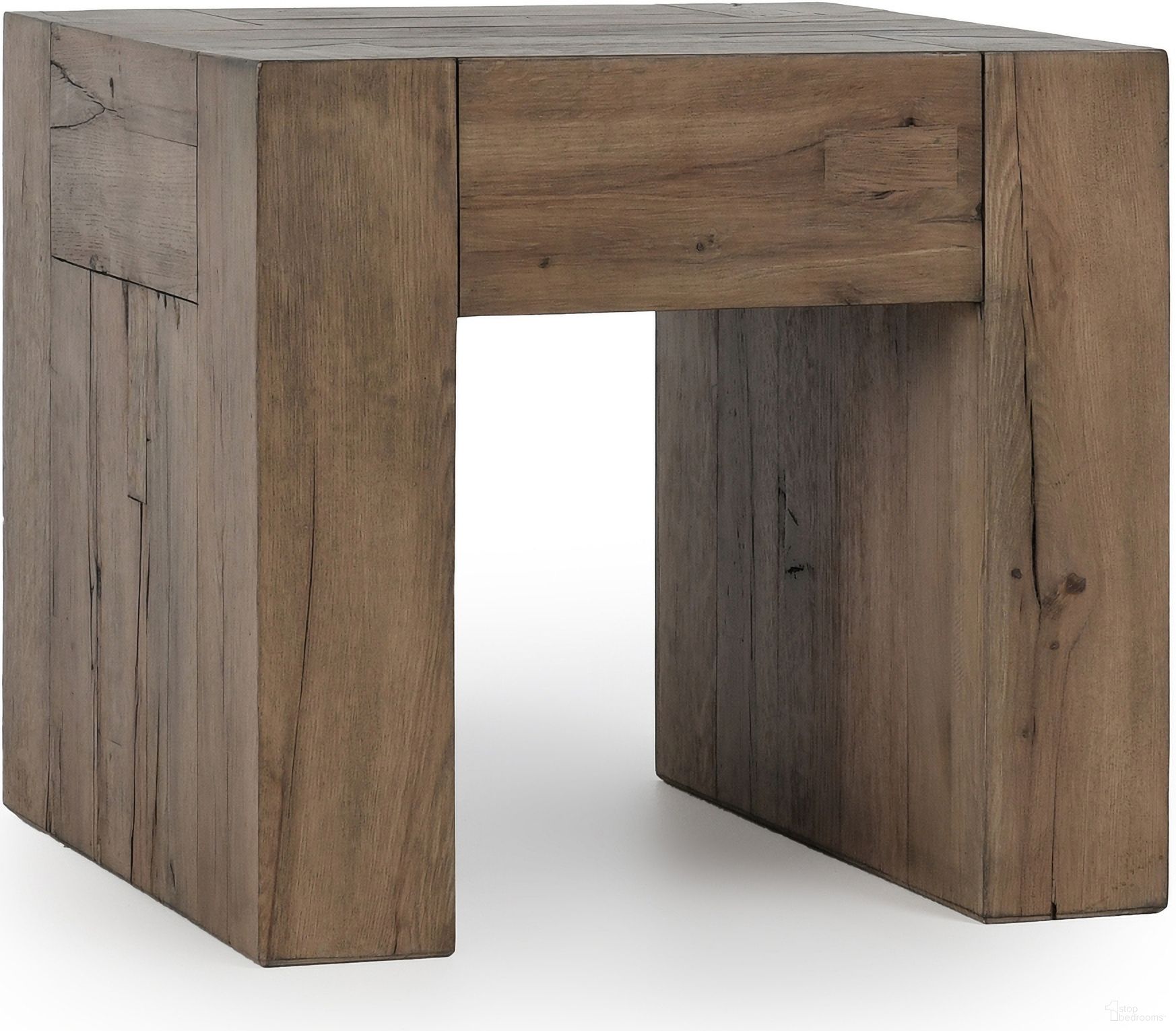 Bristol End Table In Natural Oak by Classic Home | 1StopBedrooms
