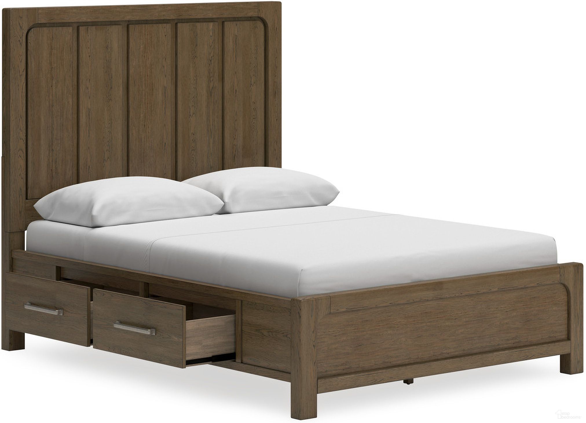 Cabalynn Light Brown Panel Storage Bedroom Set by Ashley Furniture ...