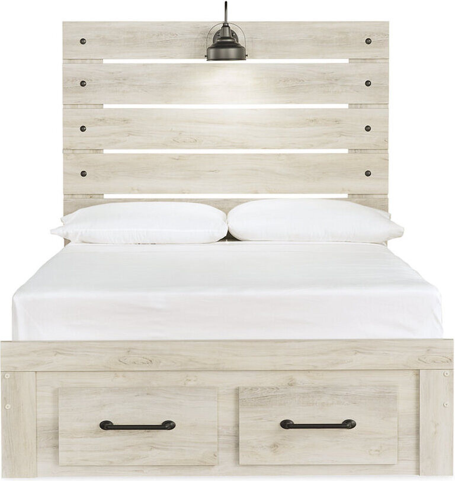 Cambeck Whitewash Full Panel Storage Bed by Ashley Furniture ...