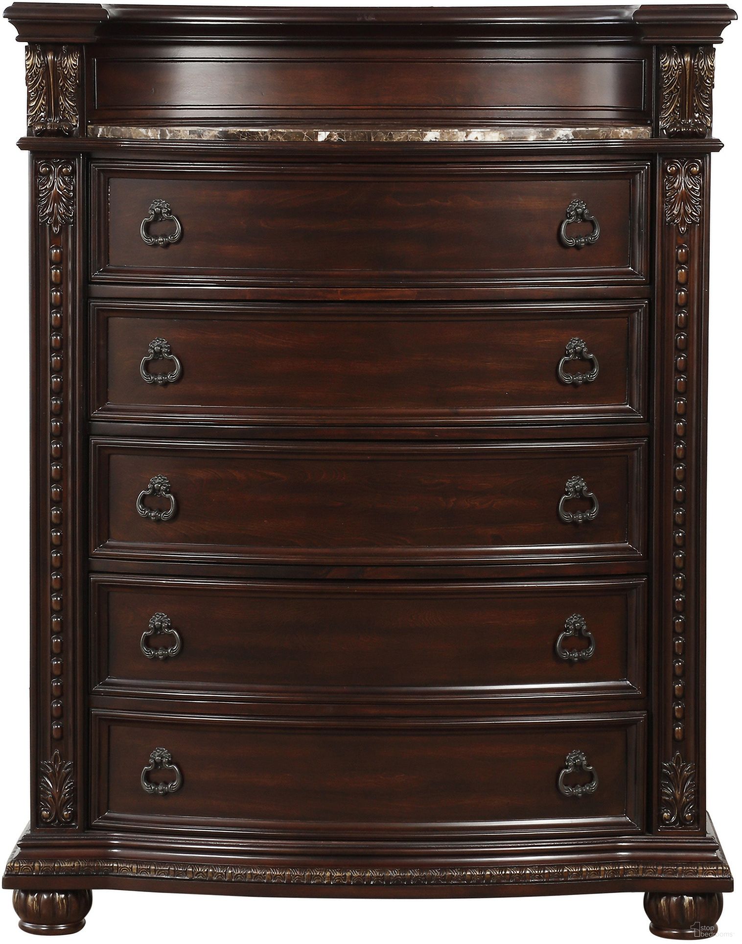 Cavalier Dark Cherry Chest by Homelegance | 1StopBedrooms