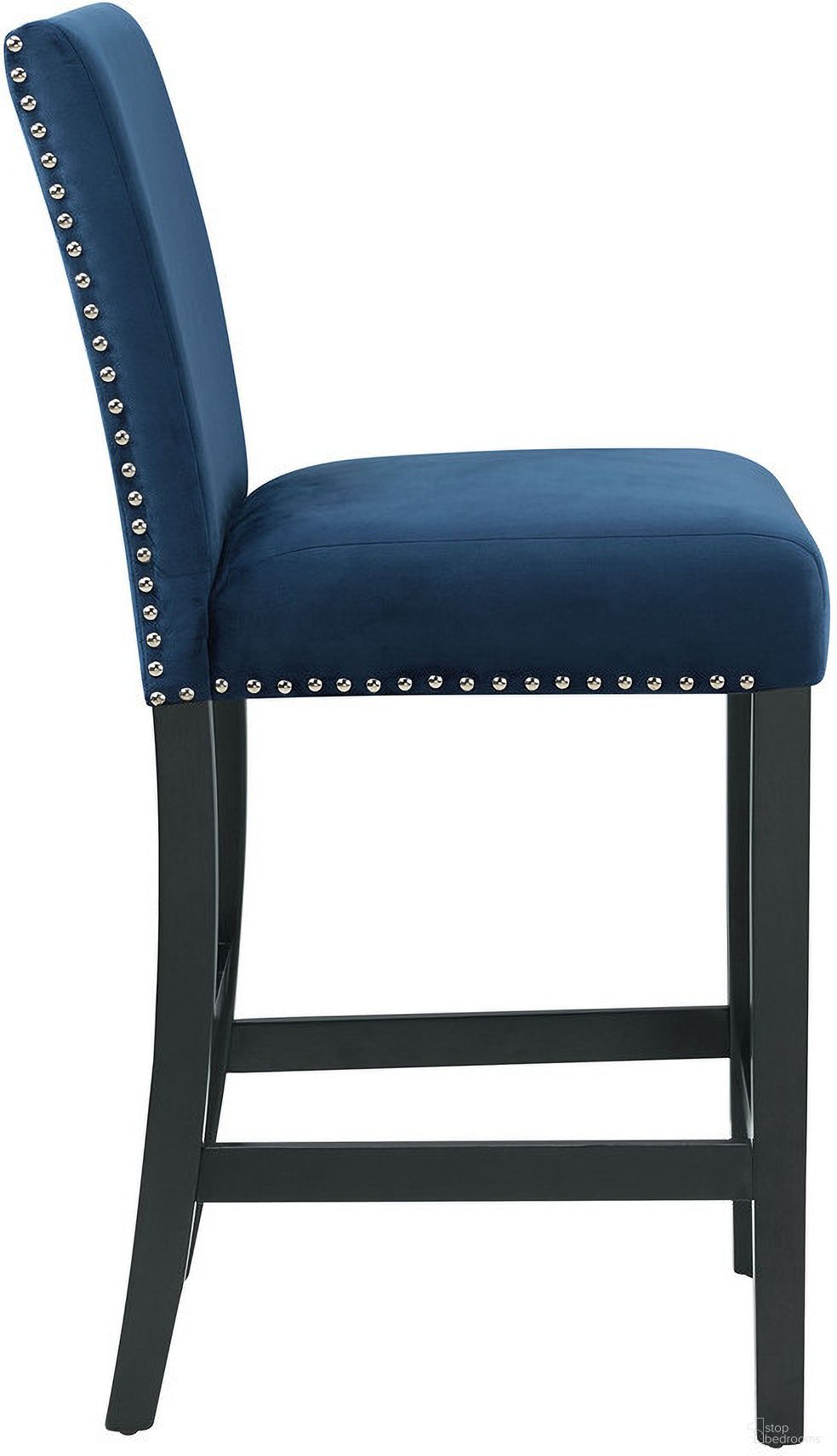 Celeste 42 Inch Round Faux Marble And Blue Bar table by New Classic ...