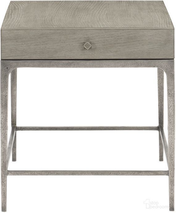 Cerused Greige Linea End Table by Bernhardt | 1StopBedrooms