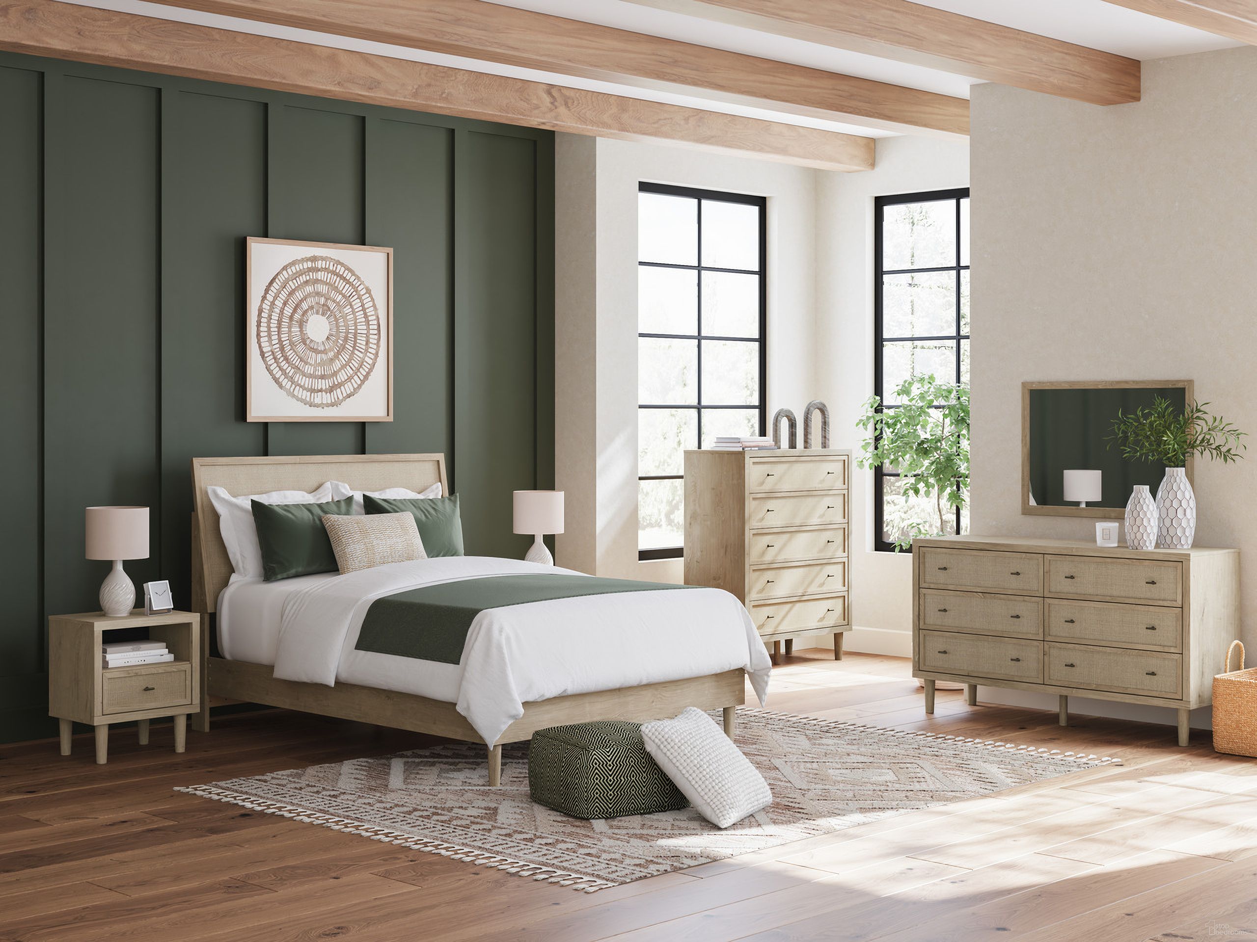 Cielden Panel Bedroom Set In Two-tone by Ashley Furniture | 1StopBedrooms