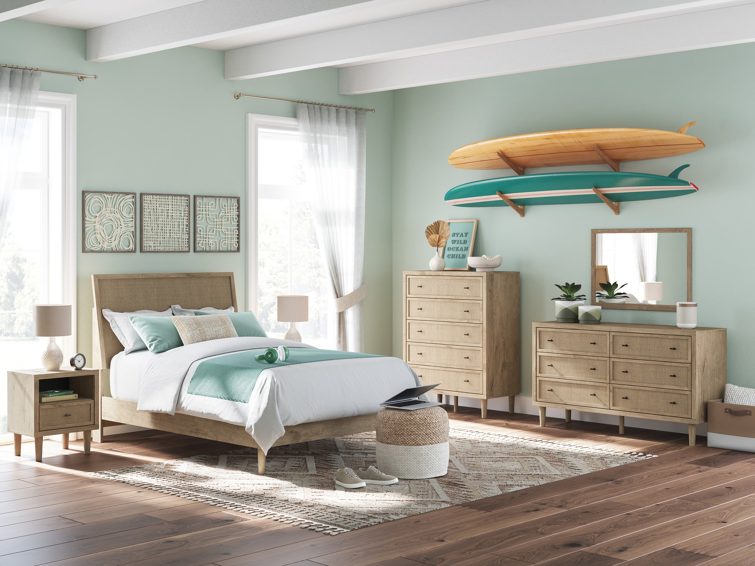 Cielden Youth Panel Bedroom Set In Two-tone by Ashley Furniture | 1StopBedrooms
