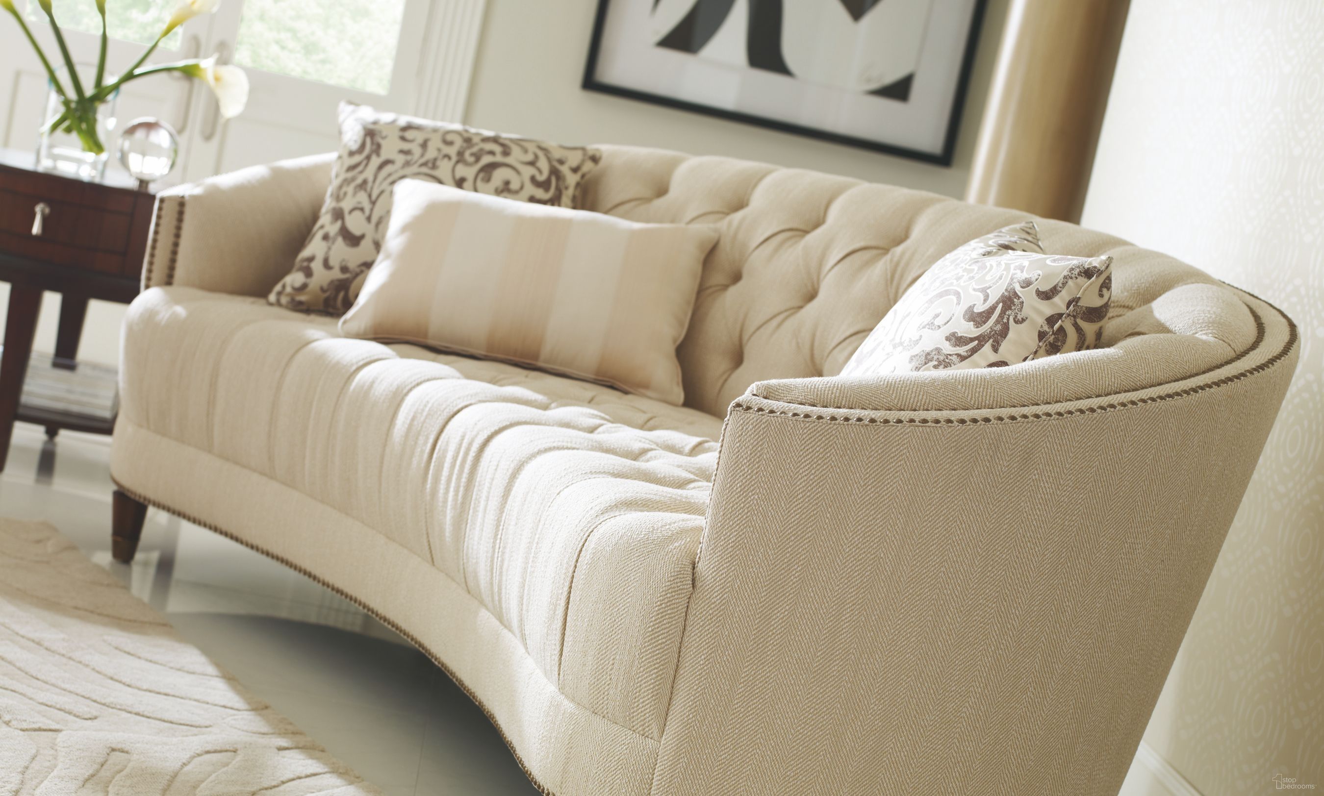 Classic Elegance Herringbone Living Room Set by Caracole | 1StopBedrooms