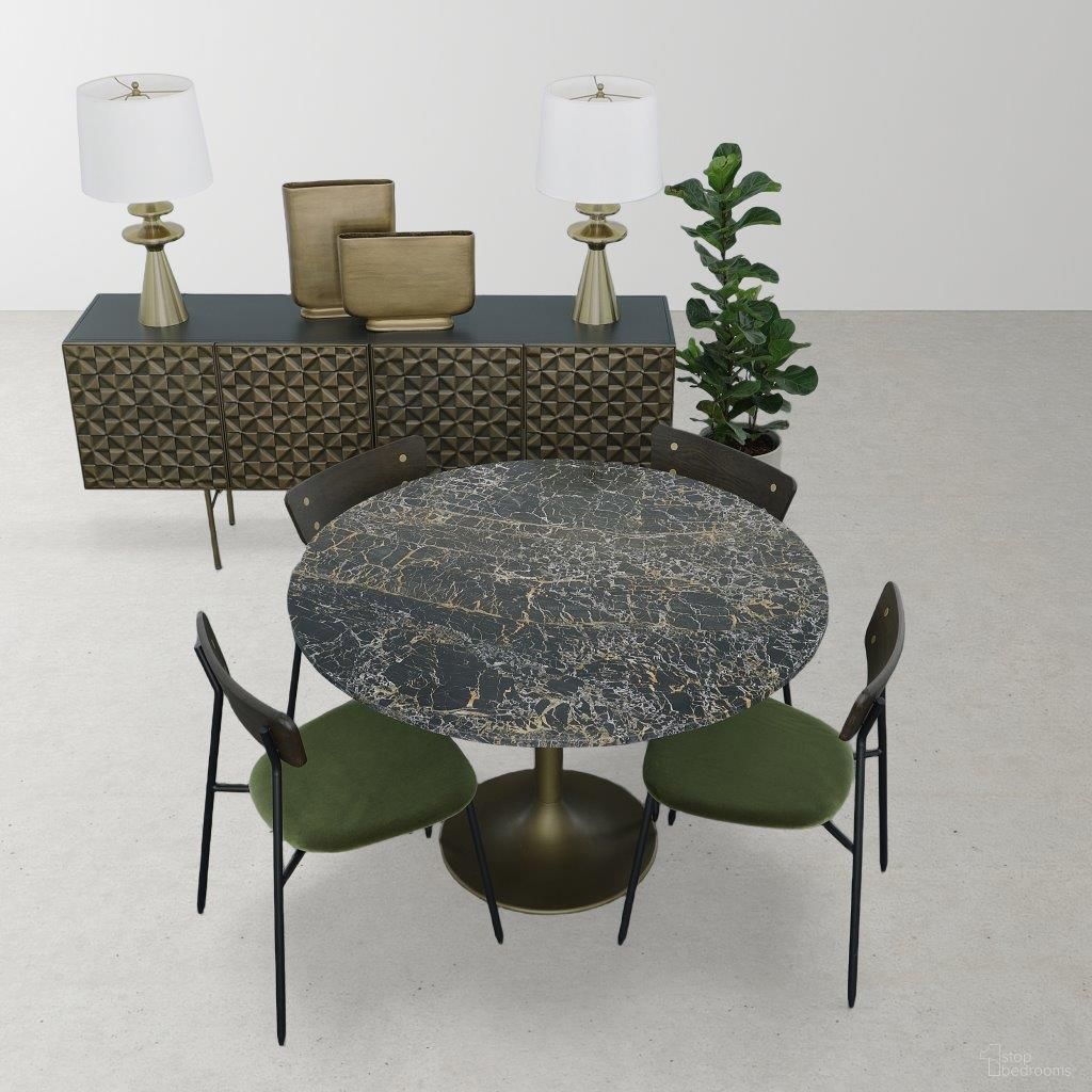 Coachella Brown Spade Dining Chair Set of 2 In Cushion Seat by LH ...