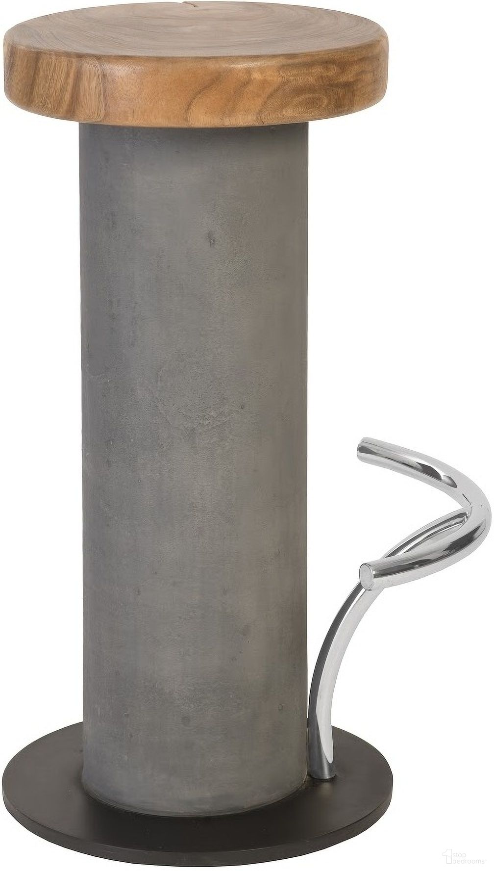 Concrete Bar Stool by Phillips Collection | 1StopBedrooms