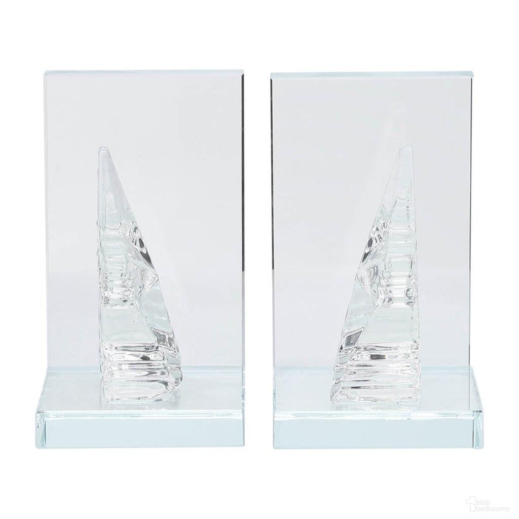 Crystal 5 Inch Star Bookends Set of 2 by Sagebrook | 1StopBedrooms