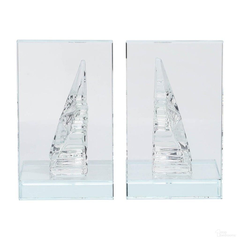 Crystal 5 Inch Star Bookends Set of 2 by Sagebrook | 1StopBedrooms