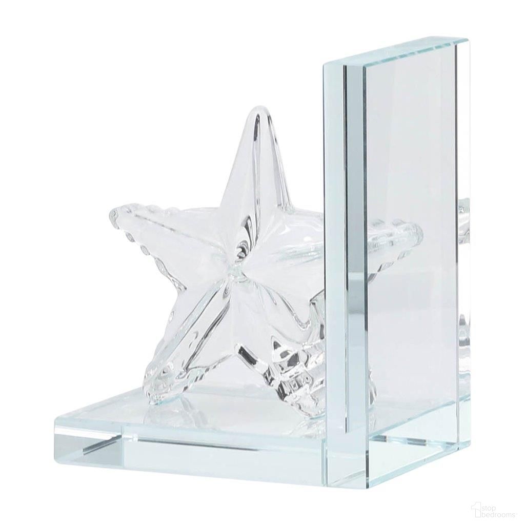 Crystal 5 Inch Star Bookends Set of 2 by Sagebrook | 1StopBedrooms