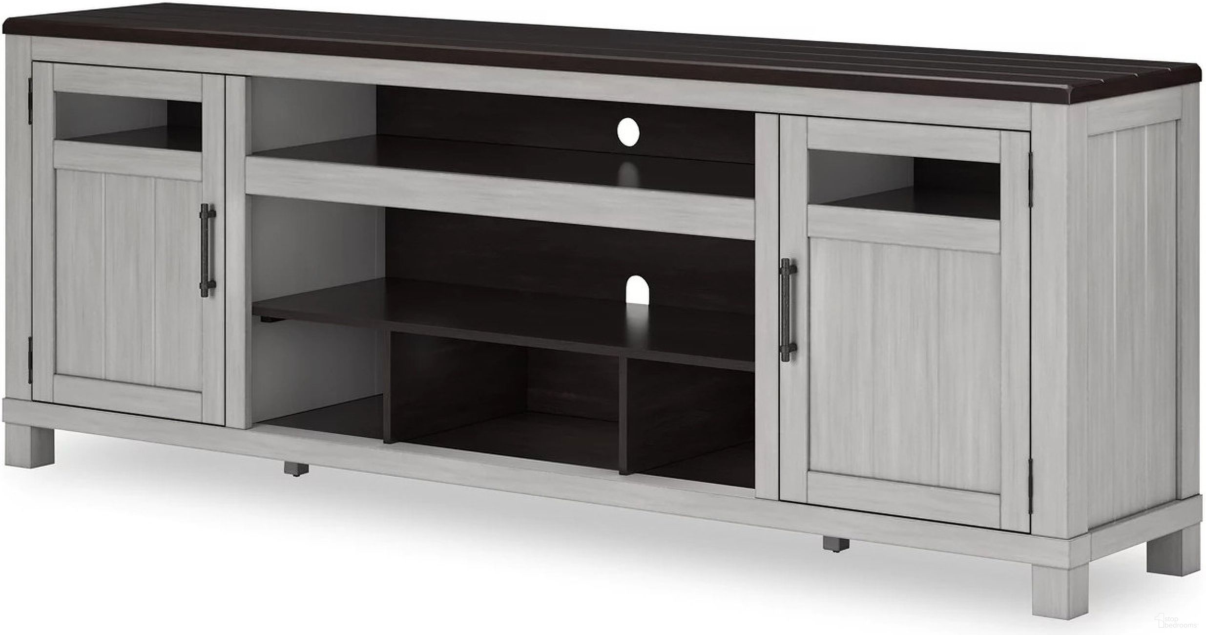 Darborn Gray/Brown 88 Inch Tv Stand by Ashley Furniture | 1StopBedrooms