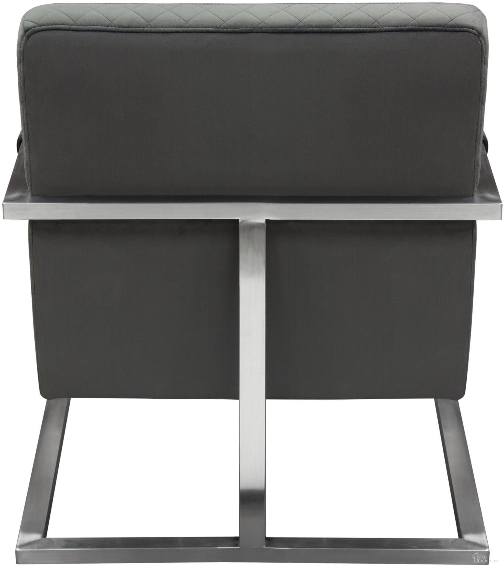 Diamond Sofa Studio Dusk Grey Fabric Accent Chair | 1StopBedrooms