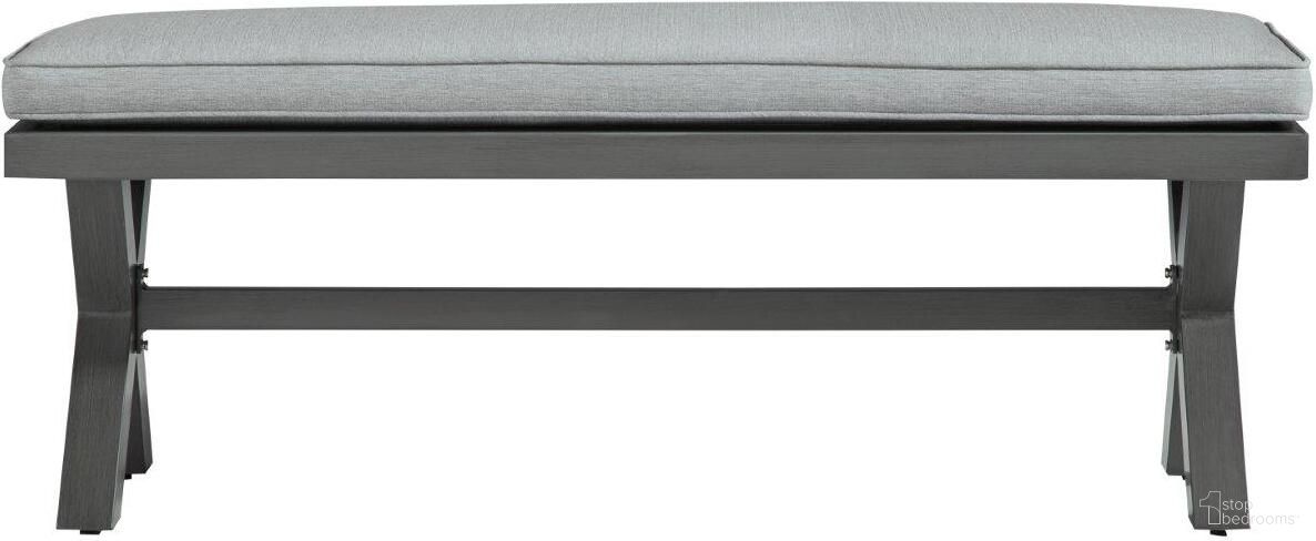 Donalima Gray Outdoor Bench by Isaac Tahari | 1StopBedrooms