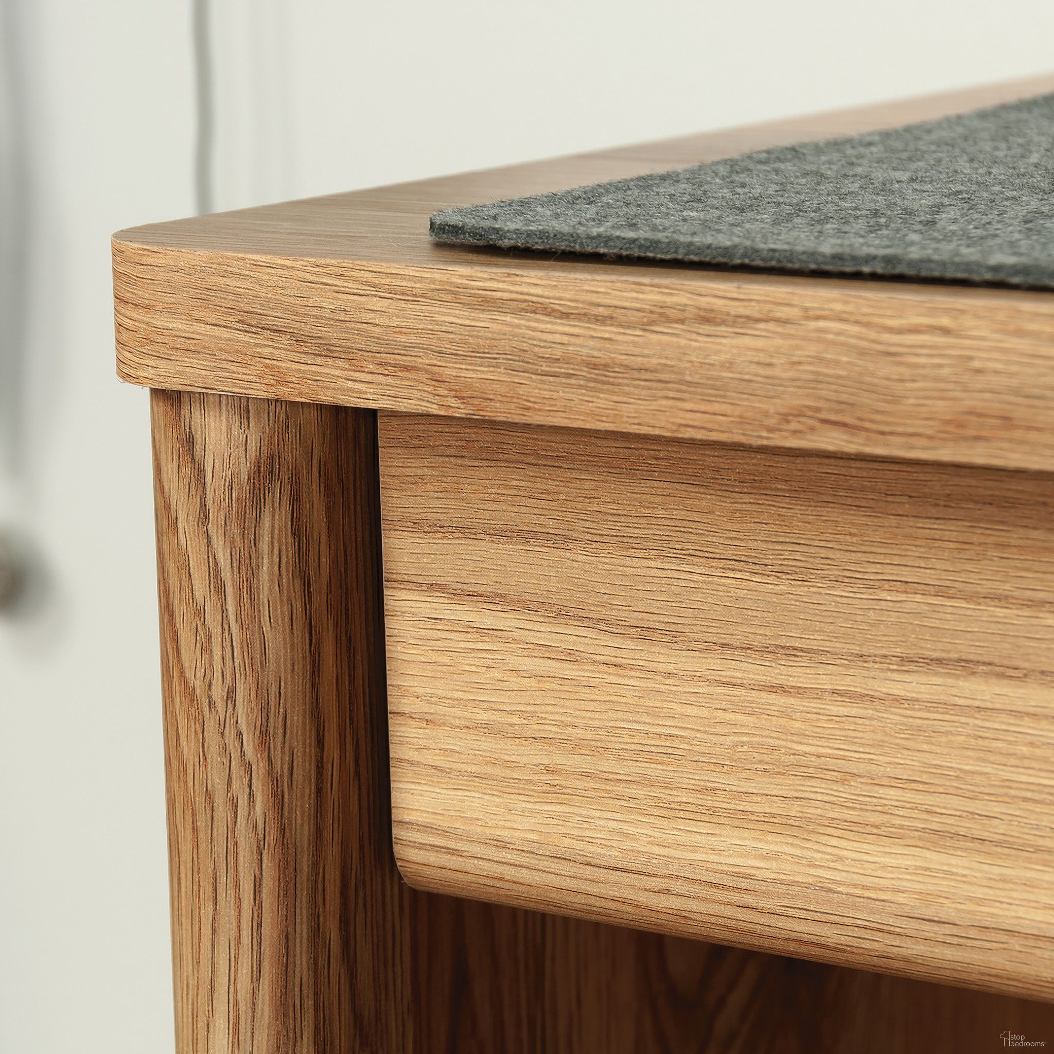 Dover Edge Computer Desk In Timber Oak by Sauder | 1StopBedrooms