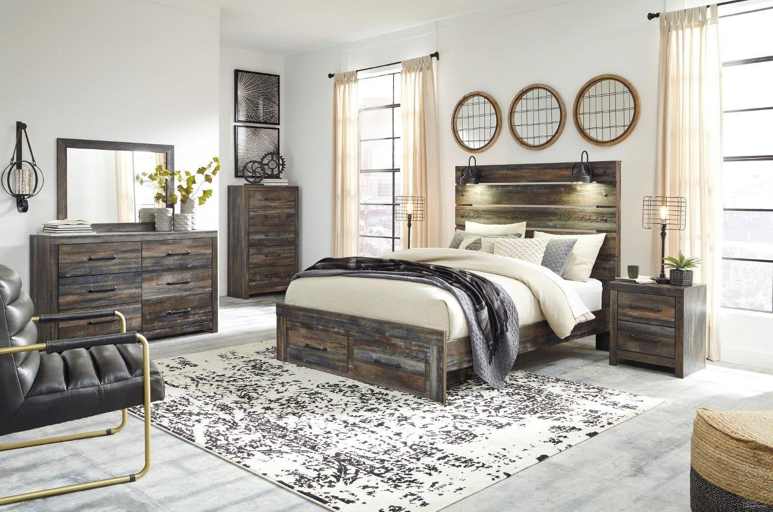 Drystan Multi Panel Storage Bedroom Set by Ashley Furniture | 1StopBedrooms