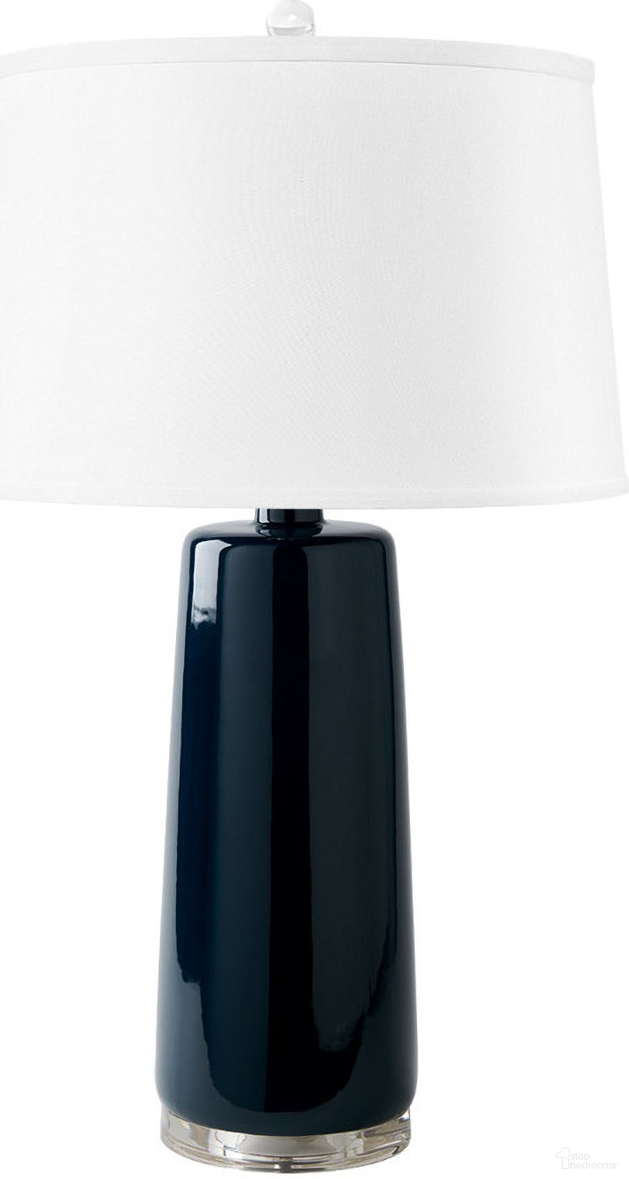 Edgware Lamp Without Shade In Midnight Blue by Villa & House ...