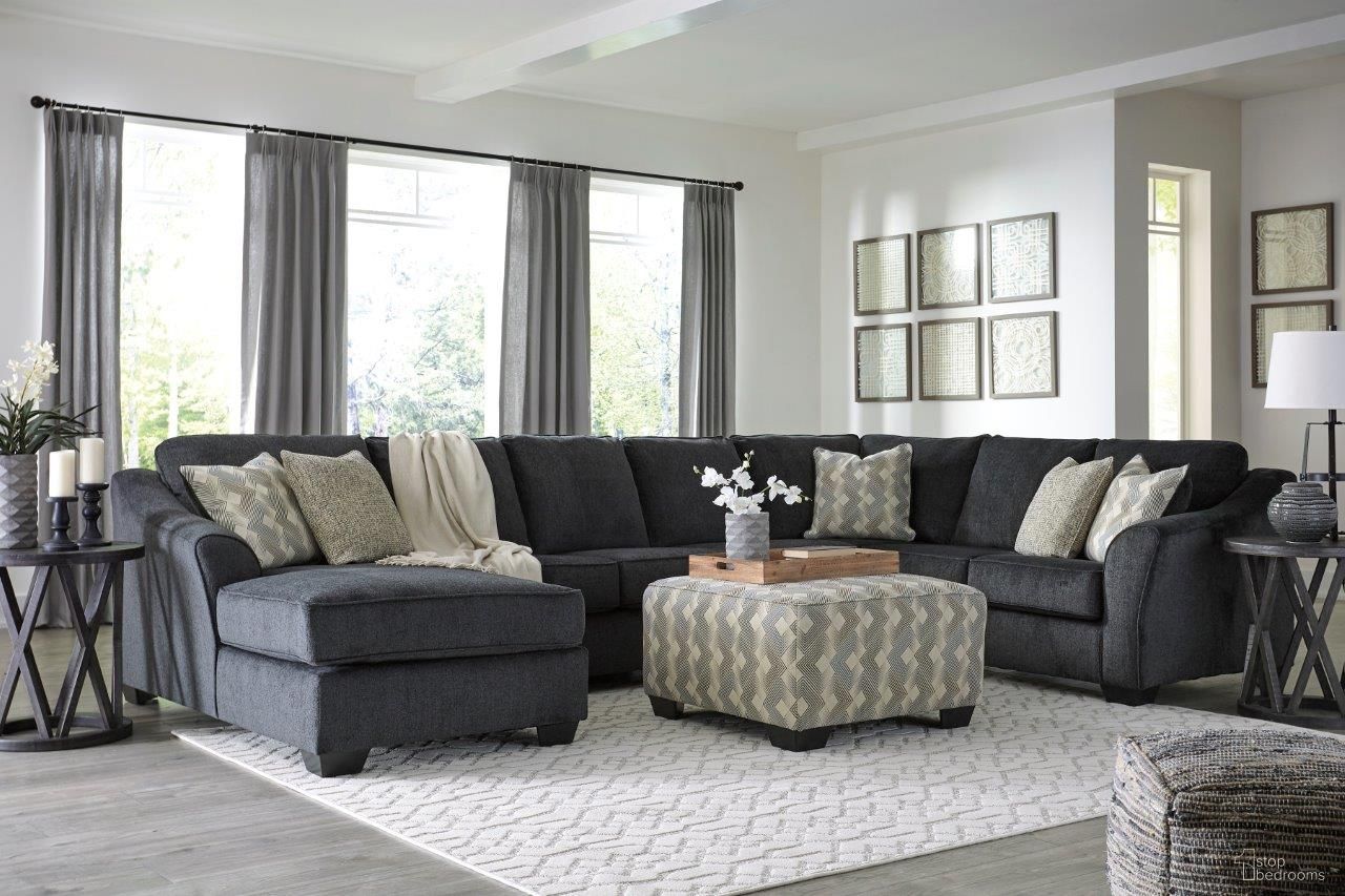 Eltmann Slate Chaise Large LAF Sectional by Ashley Furniture ...