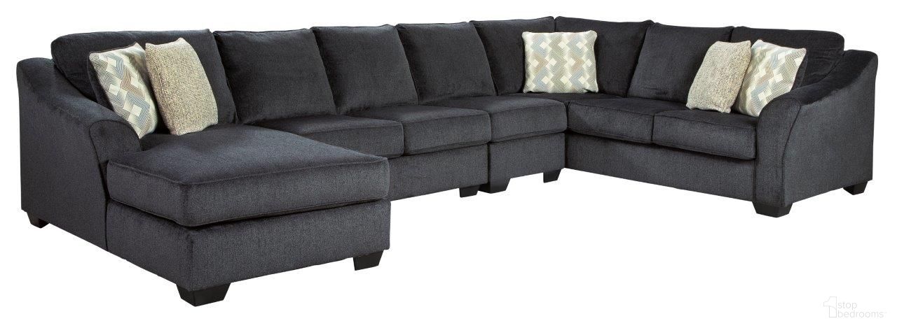 Eltmann Slate Chaise Large LAF Sectional by Ashley Furniture ...