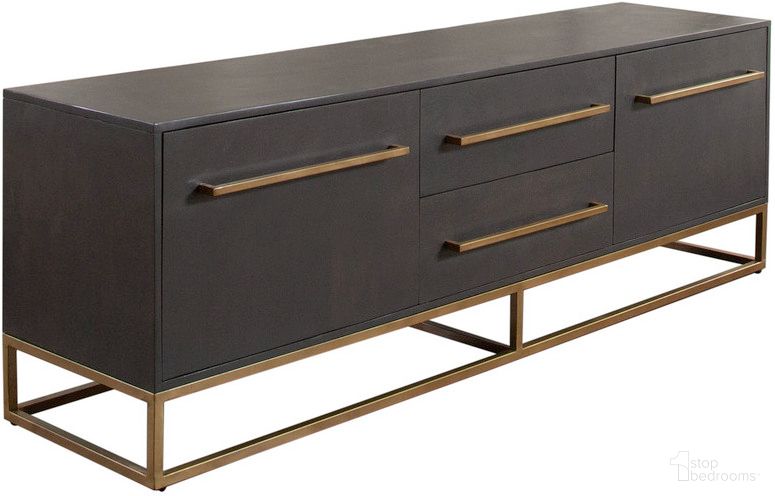 Encore Solid Mango Wood 2-Door and 2-Drawer Entertainment Cabinet In ...