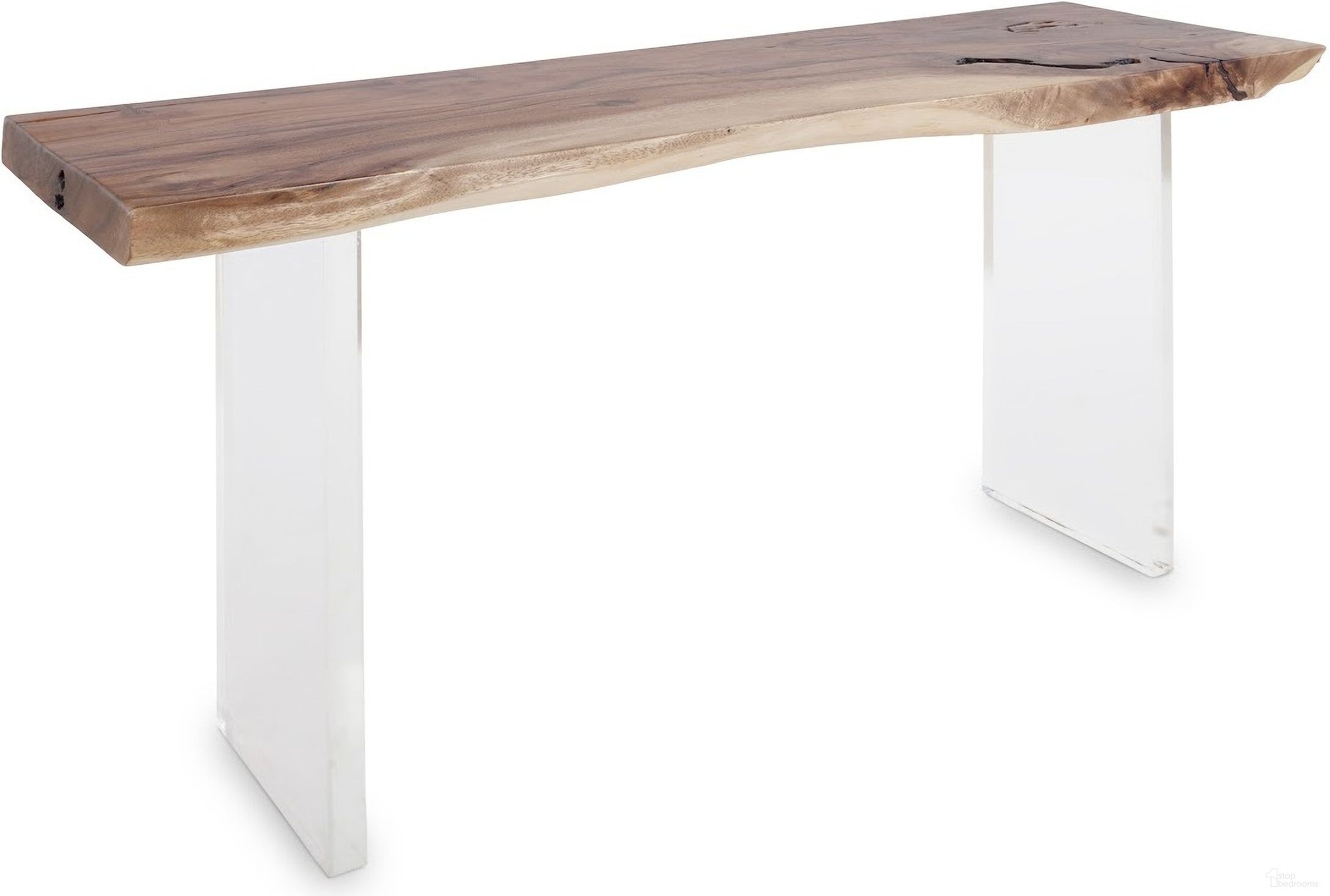 Floating Chamcha Wood Console Table by Phillips Collection | 1StopBedrooms
