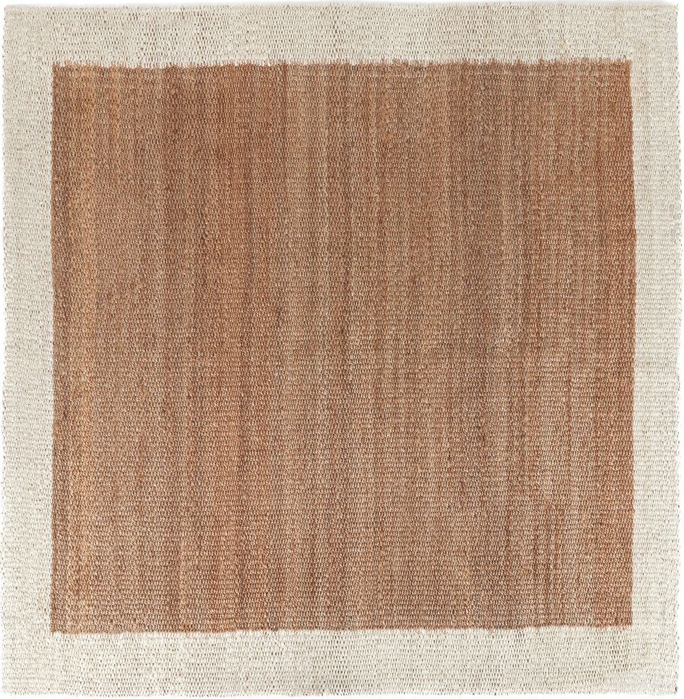Frame 8x8 Rug In Natural and Ivory by Classic Home | 1StopBedrooms