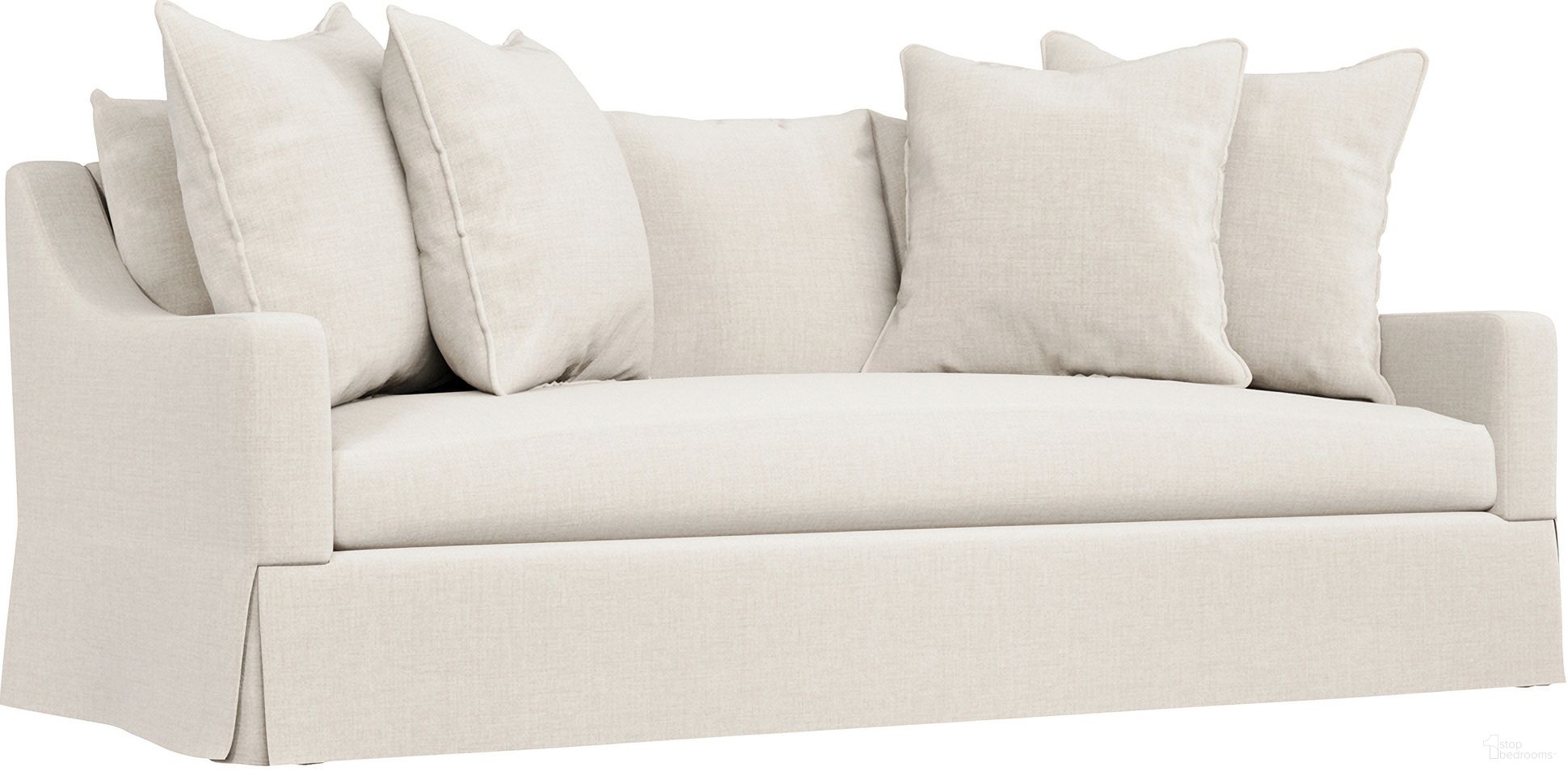 Grace Linen Fabric Sofa In Beige by Bernhardt | 1StopBedrooms