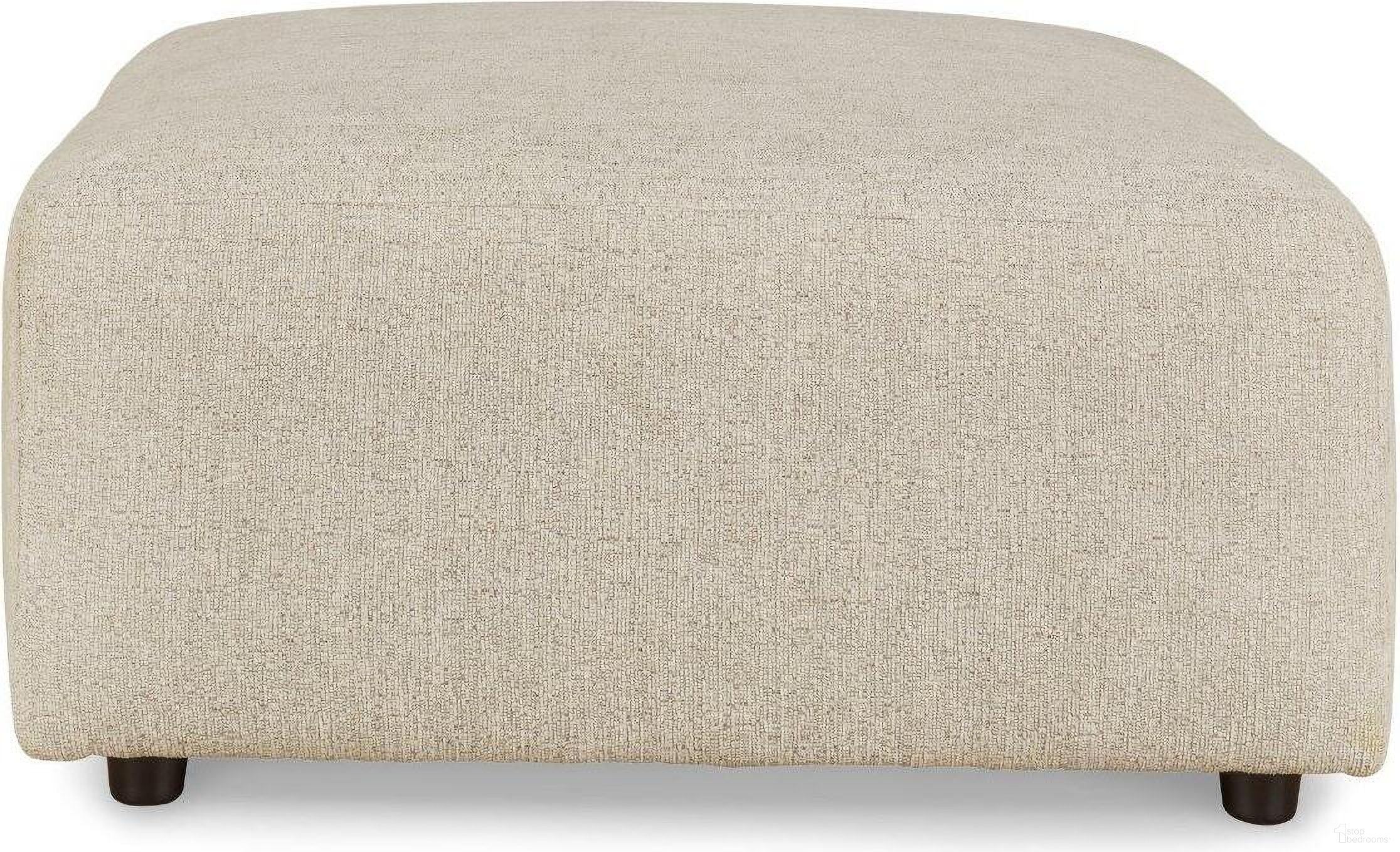 Greenmounds Linen Ottoman by Luxe Mod | 1StopBedrooms