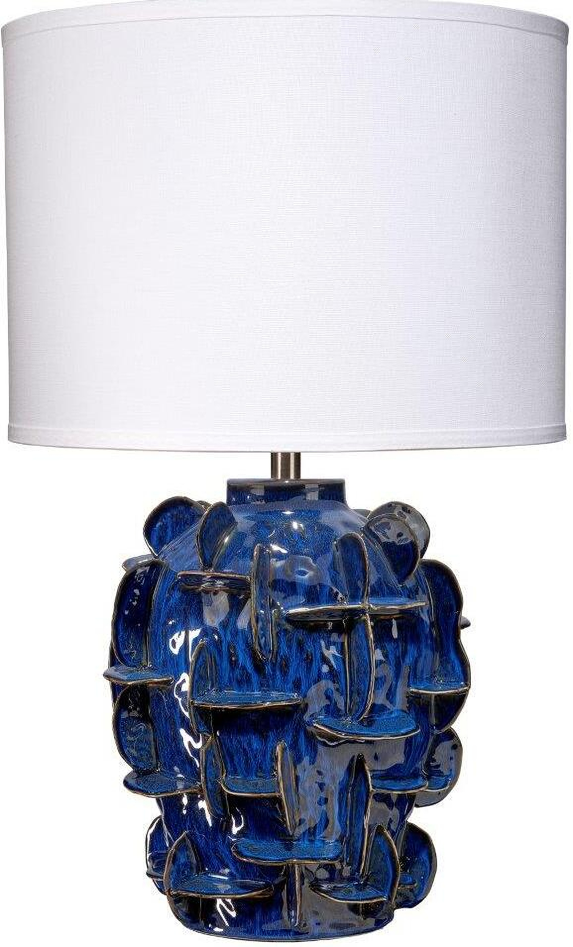 Helios Ceramic Table Lamp In Cobalt Blue by Jamie Young Company ...