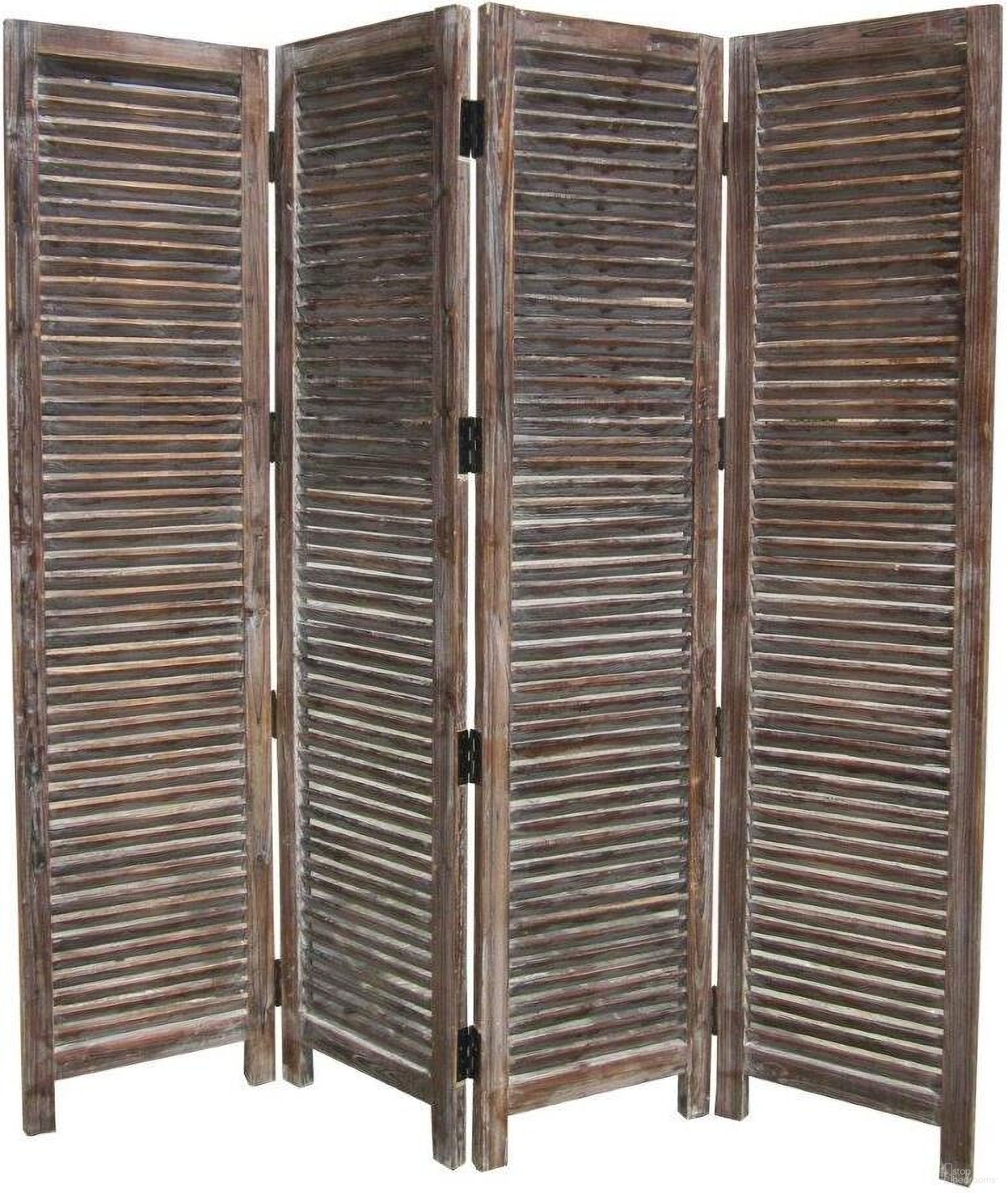 Homeroots Brown Wood Screen 274748 | 1StopBedrooms