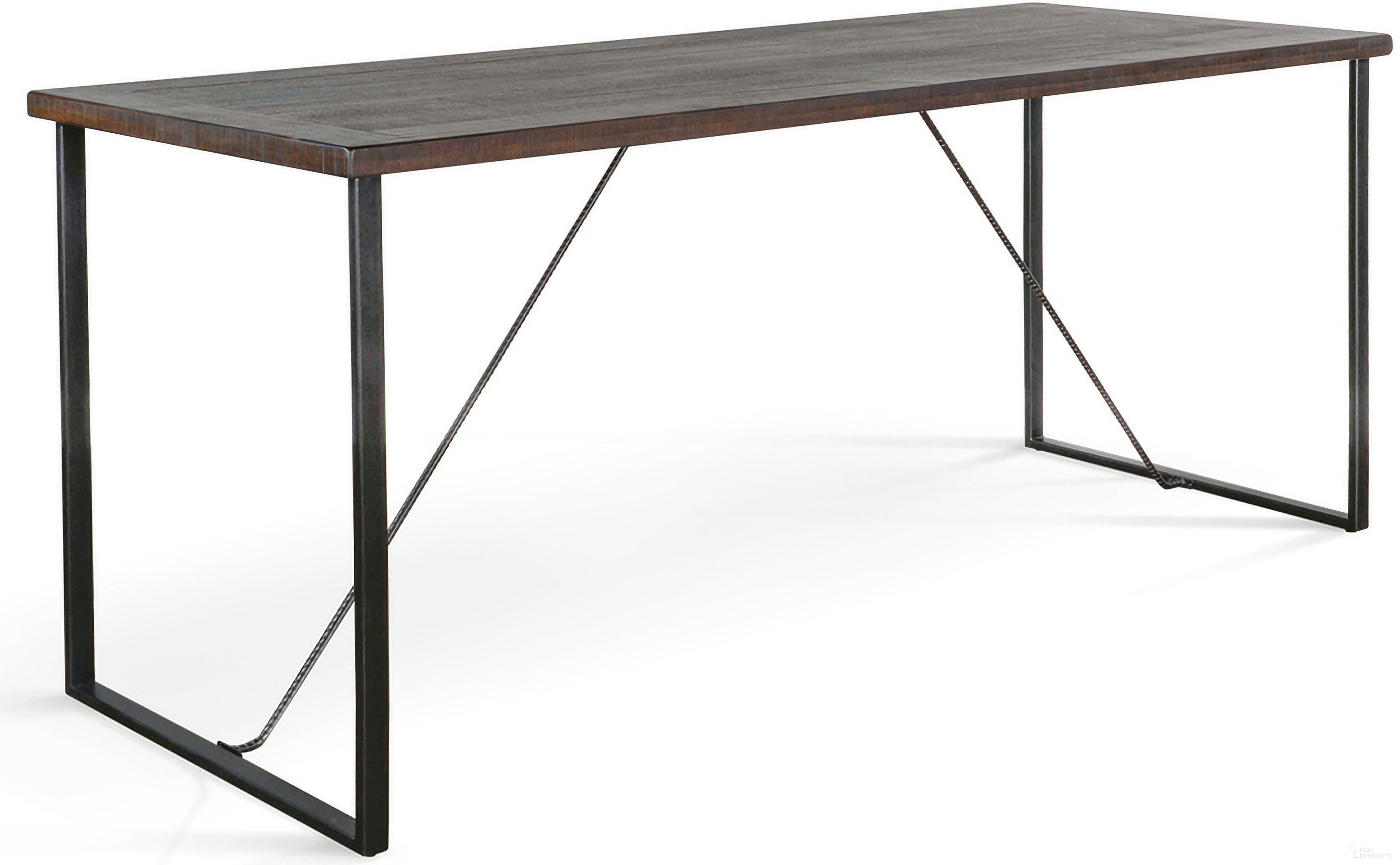 Homestead Newport Friendship Dining Table In Dark Brown by Sunny Design ...