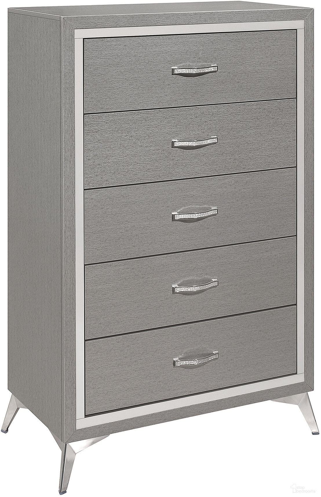 Huxley Chest In Gray by New Classic | 1StopBedrooms