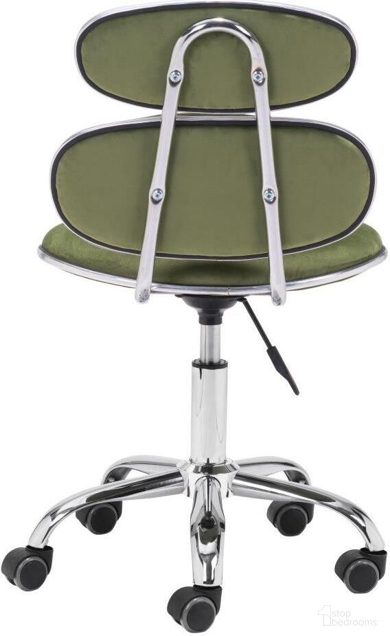Iris Office Chair Olive by Zuo Modern | 1StopBedrooms