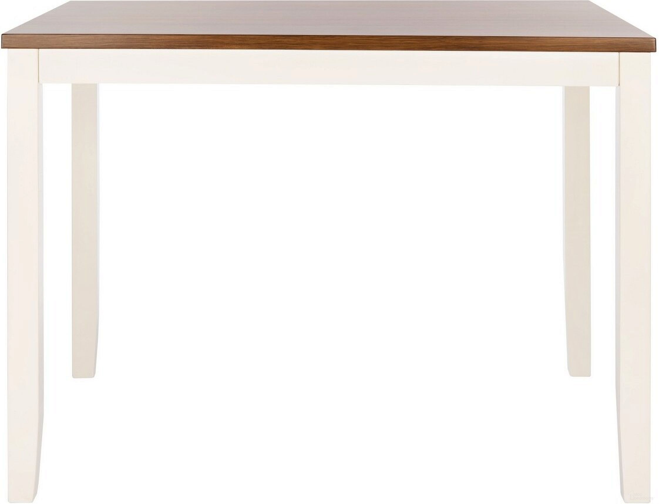 Izzy Rectangle Counter Table in White by Safavieh | 1StopBedrooms