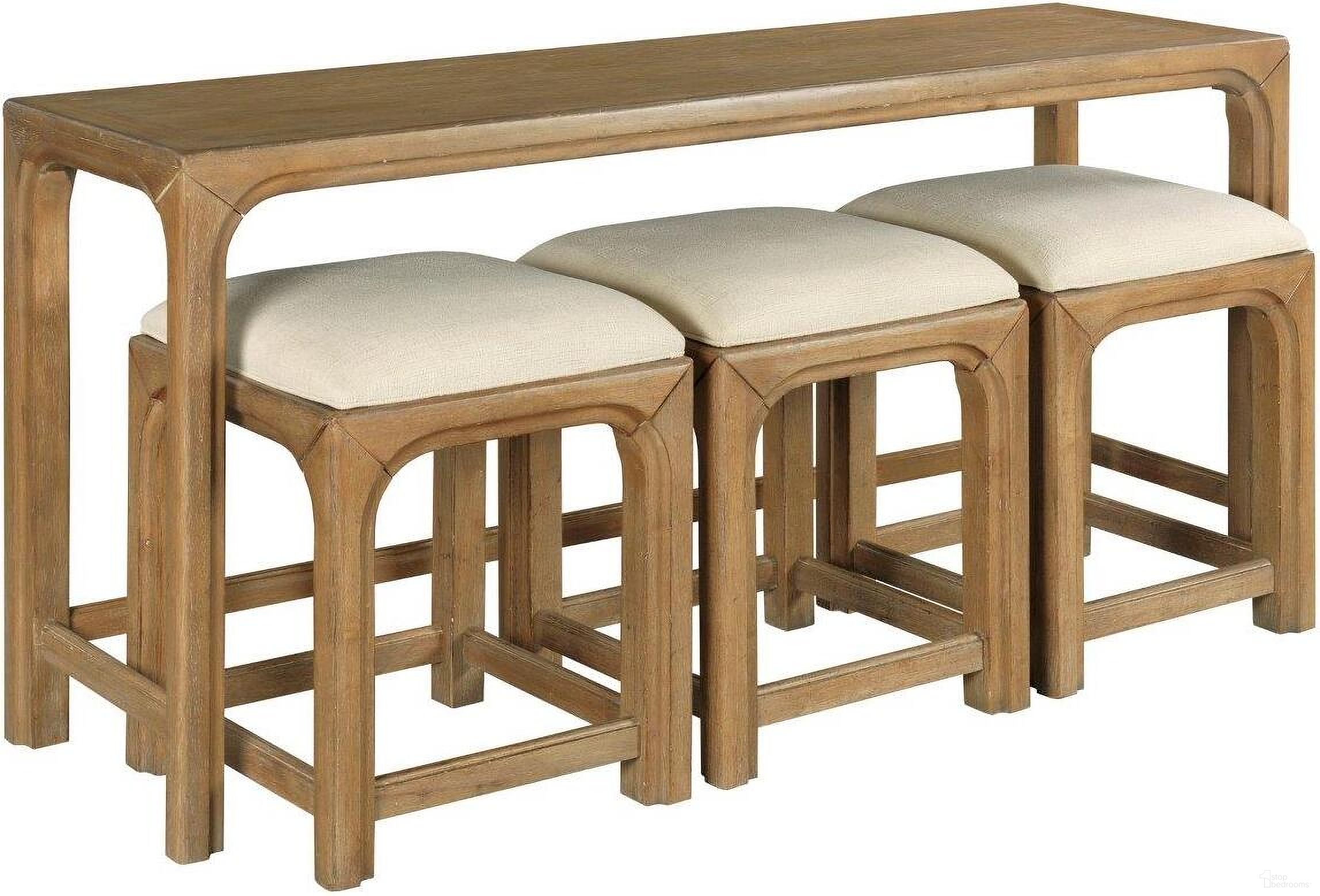 Jetson Bar Console With Three Stools by Hammary | 1StopBedrooms