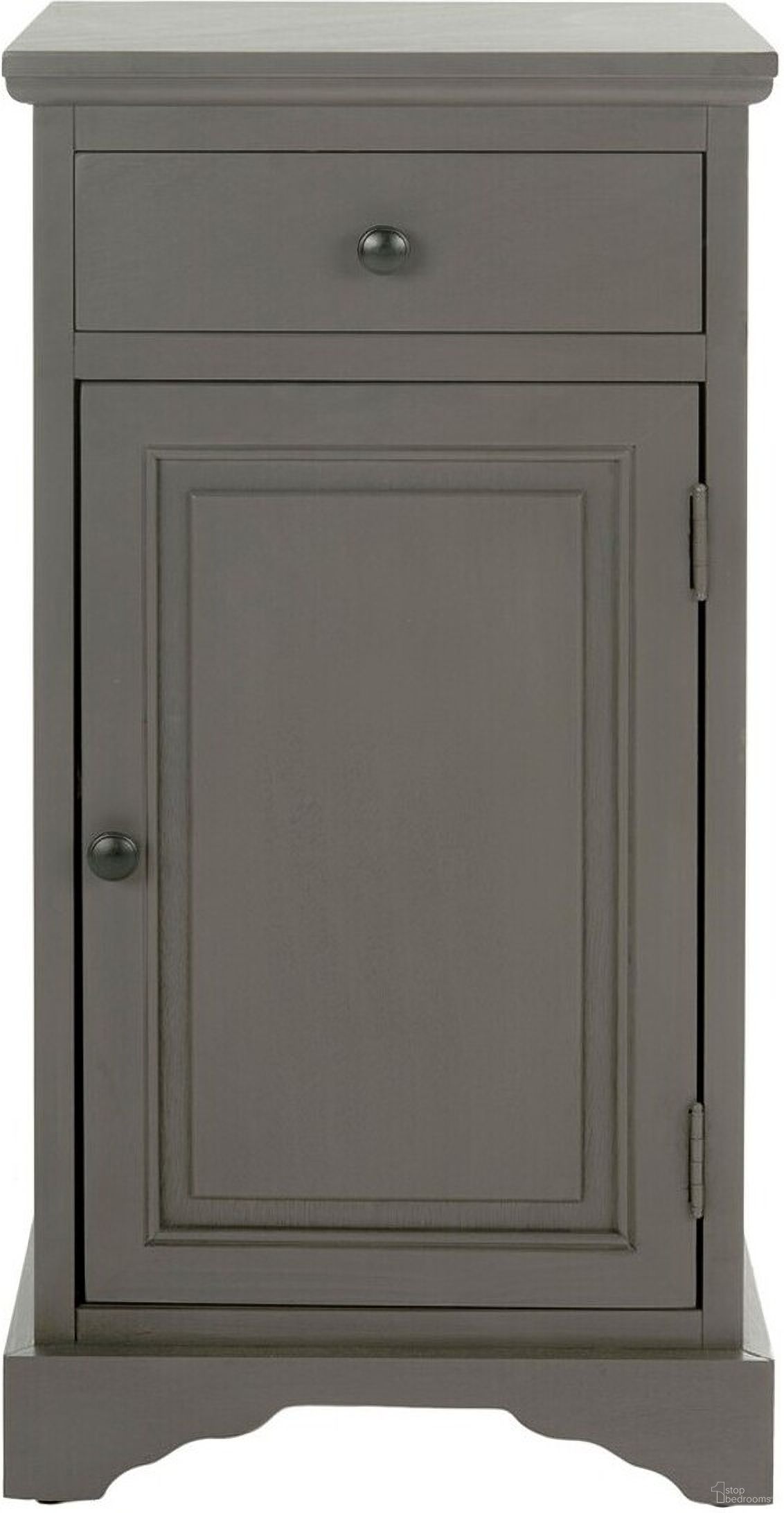 Jett Gray Storage Cabinet by Safavieh | 1StopBedrooms
