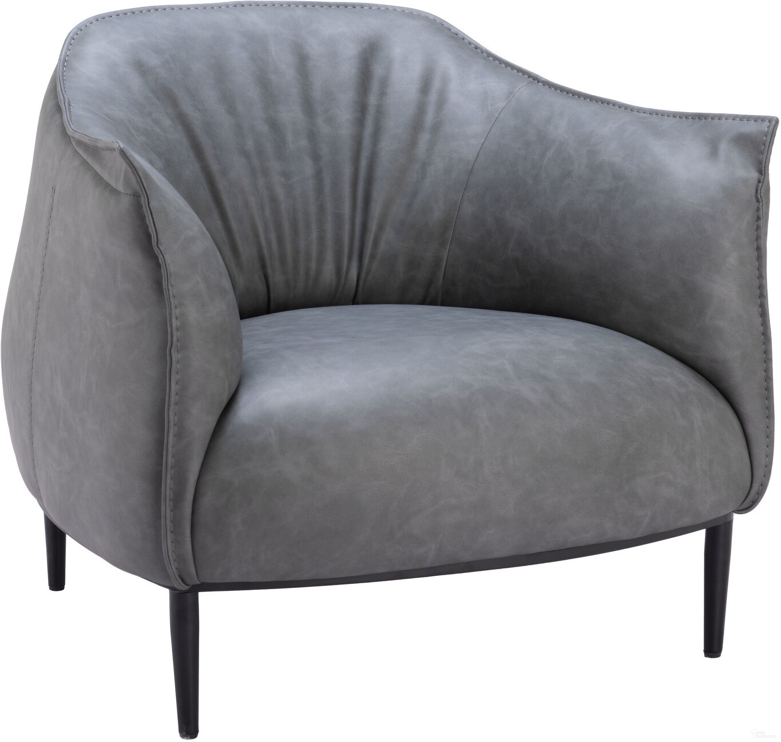 Julian Accent Chair In Gray by Zuo Modern | 1StopBedrooms