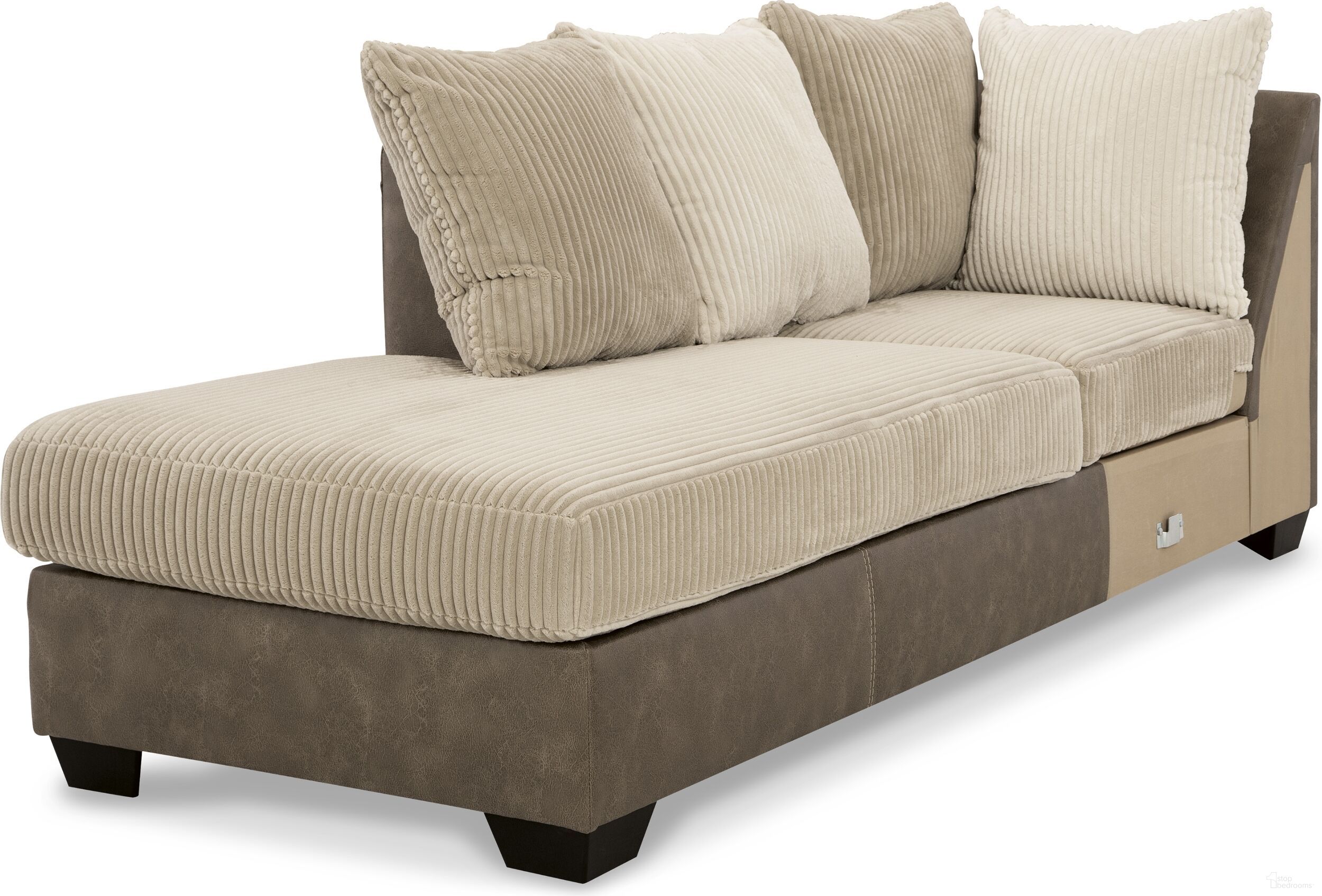 Keskin LAF Corner Chaise In Sand by Ashley Furniture | 1StopBedrooms