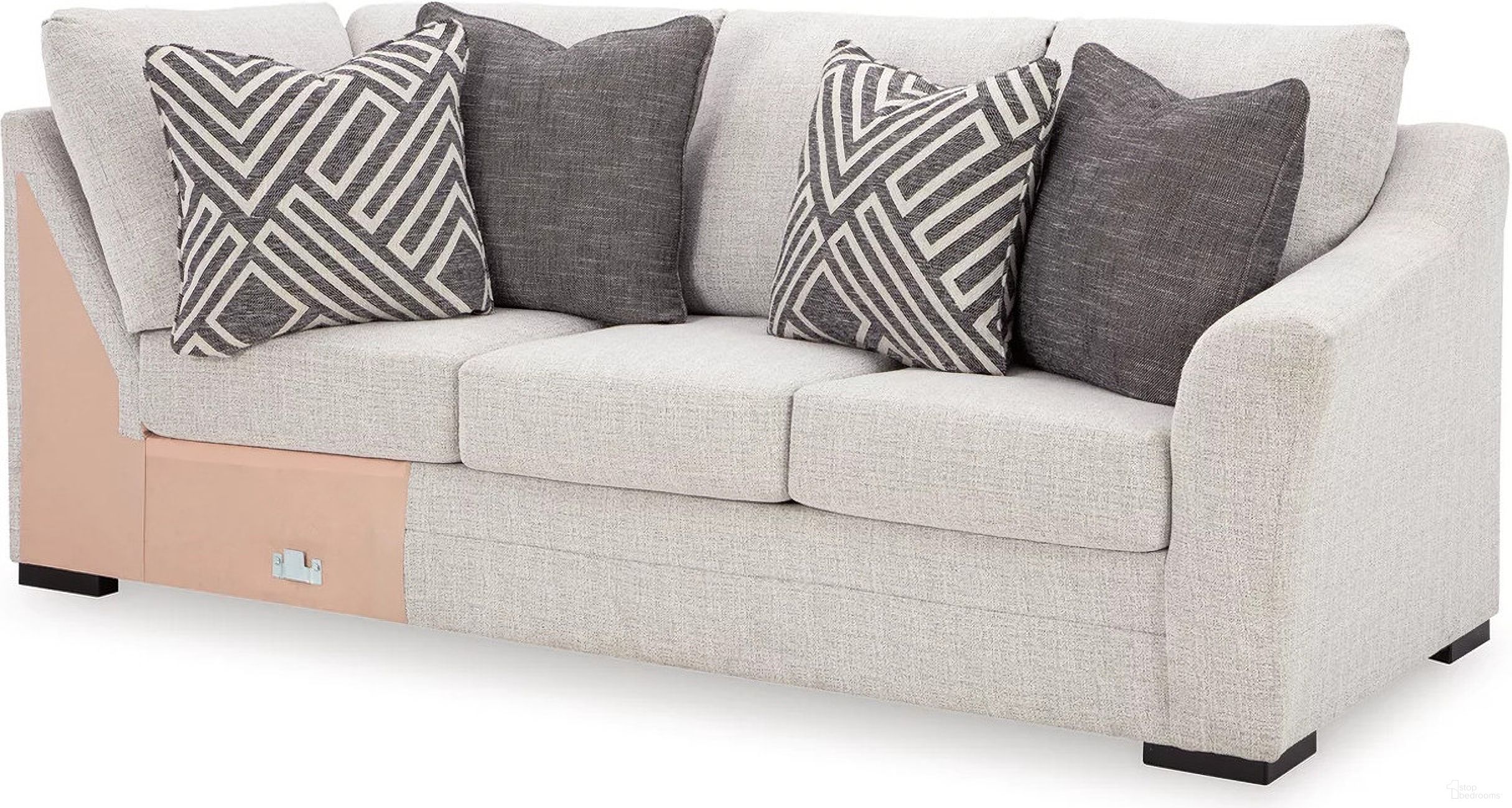 Koralynn RAF Sofa With Corner Wedge In Stone by Ashley Furniture ...