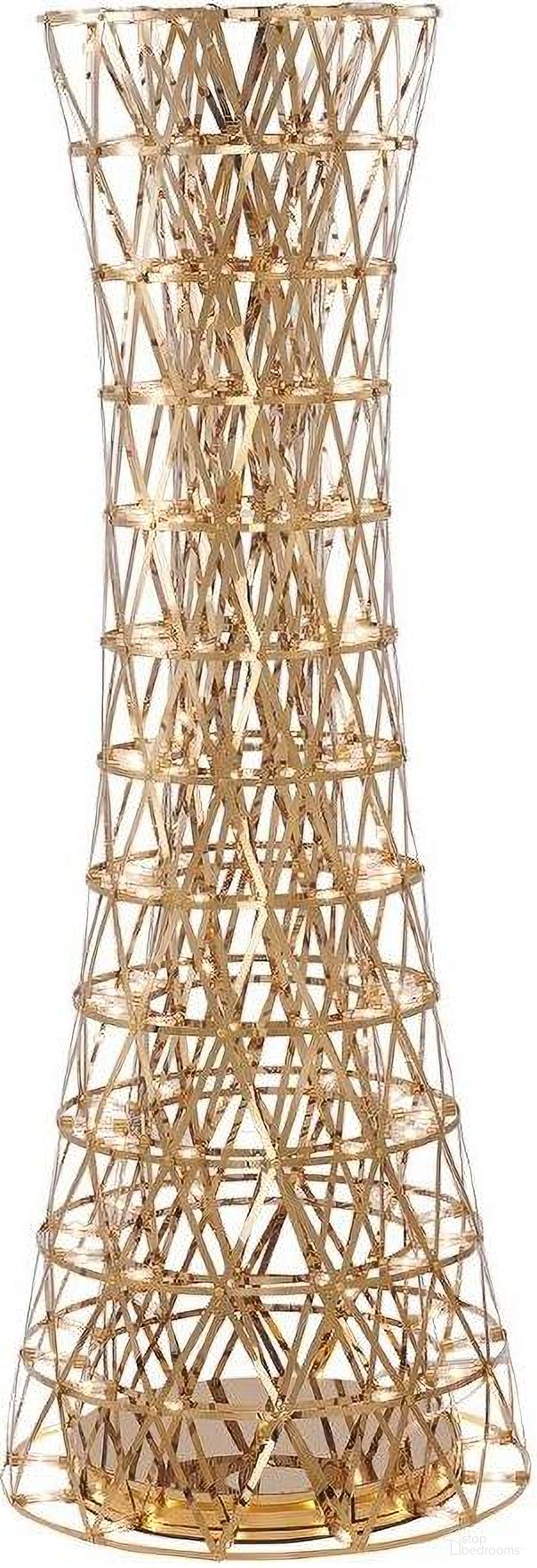 Led Gold Floor Lamp BE25F47G by Bethel International | 1StopBedrooms