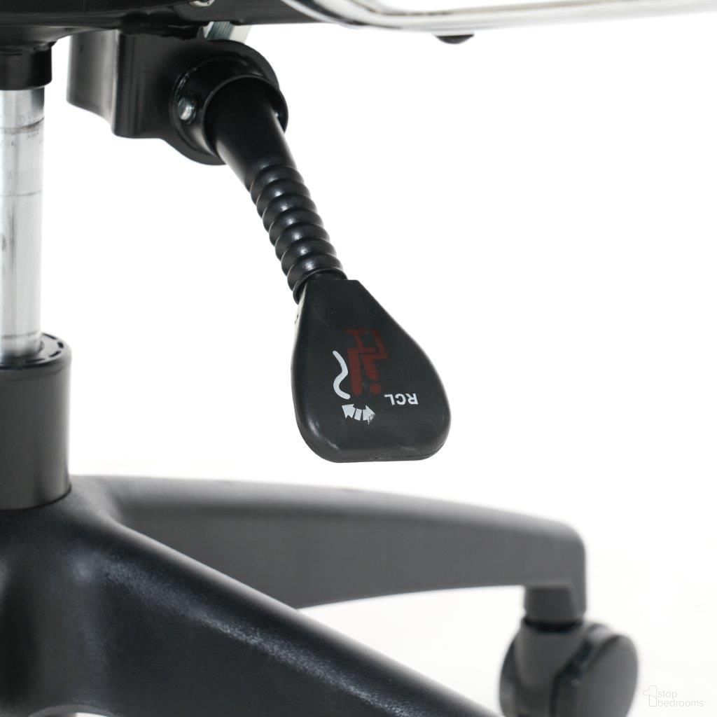 Leisuremod Hilton Modern High Back Leather Office Chair In Navy Blue ...