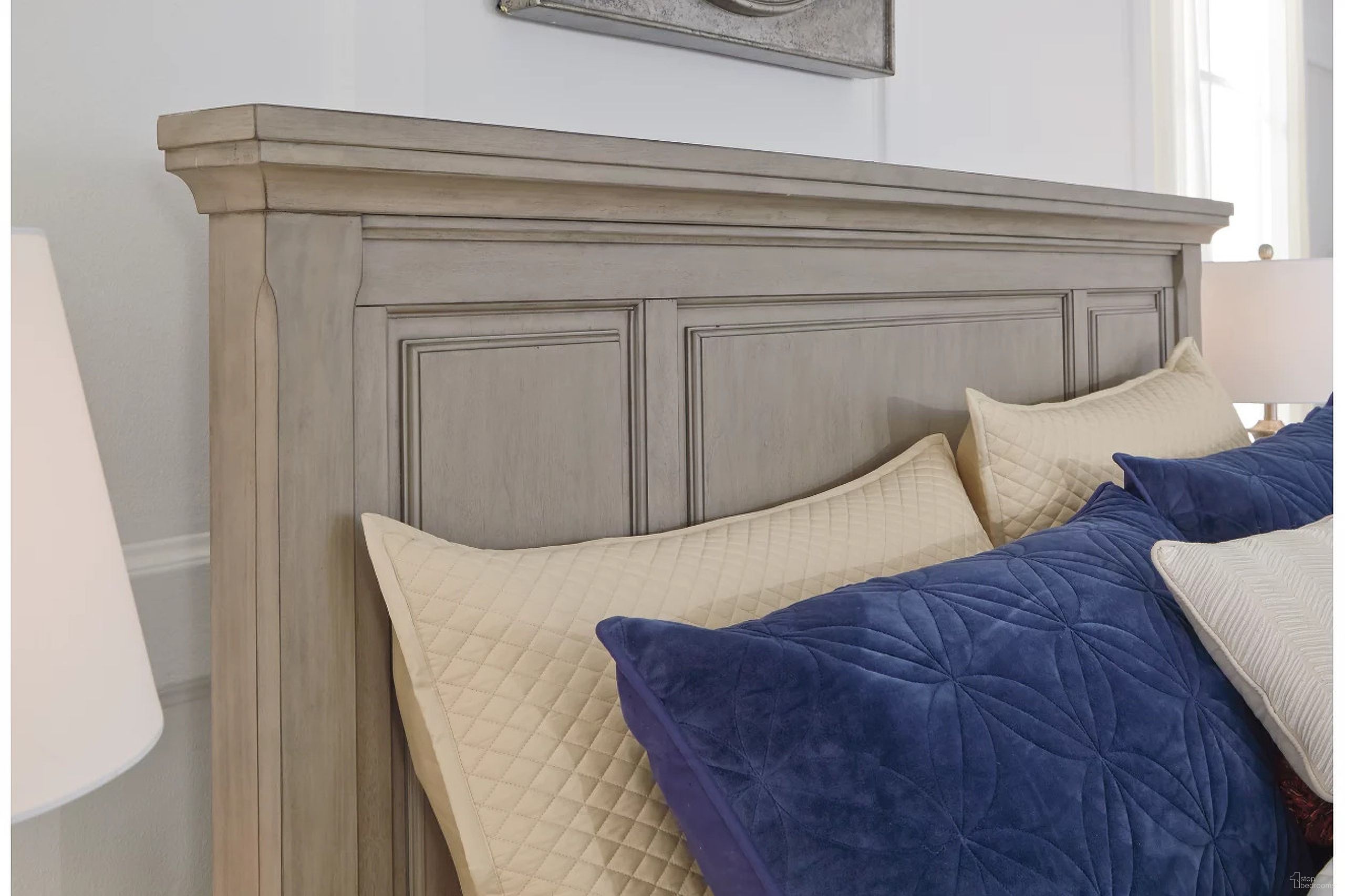 Lettner Light Gray Queen Panel Headboard Only by Ashley Furniture ...