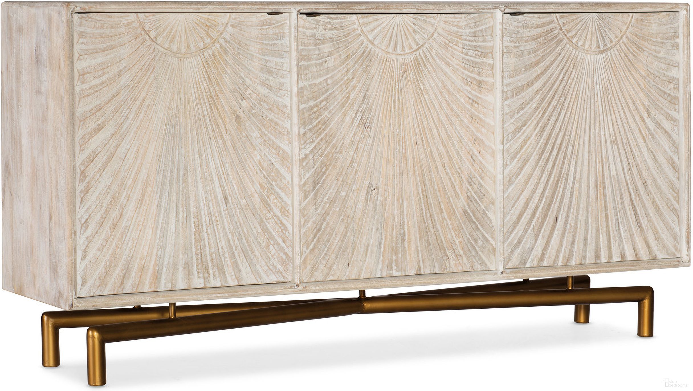 Light Wood Entertainment Console by Hooker | 1StopBedrooms